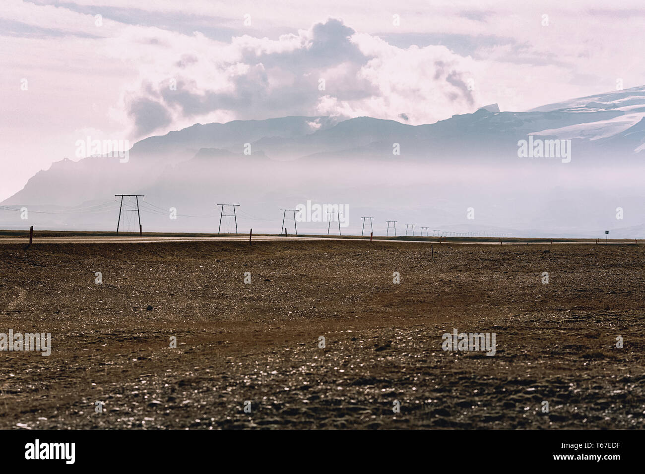Iceland electricity network hi-res stock photography and images - Alamy