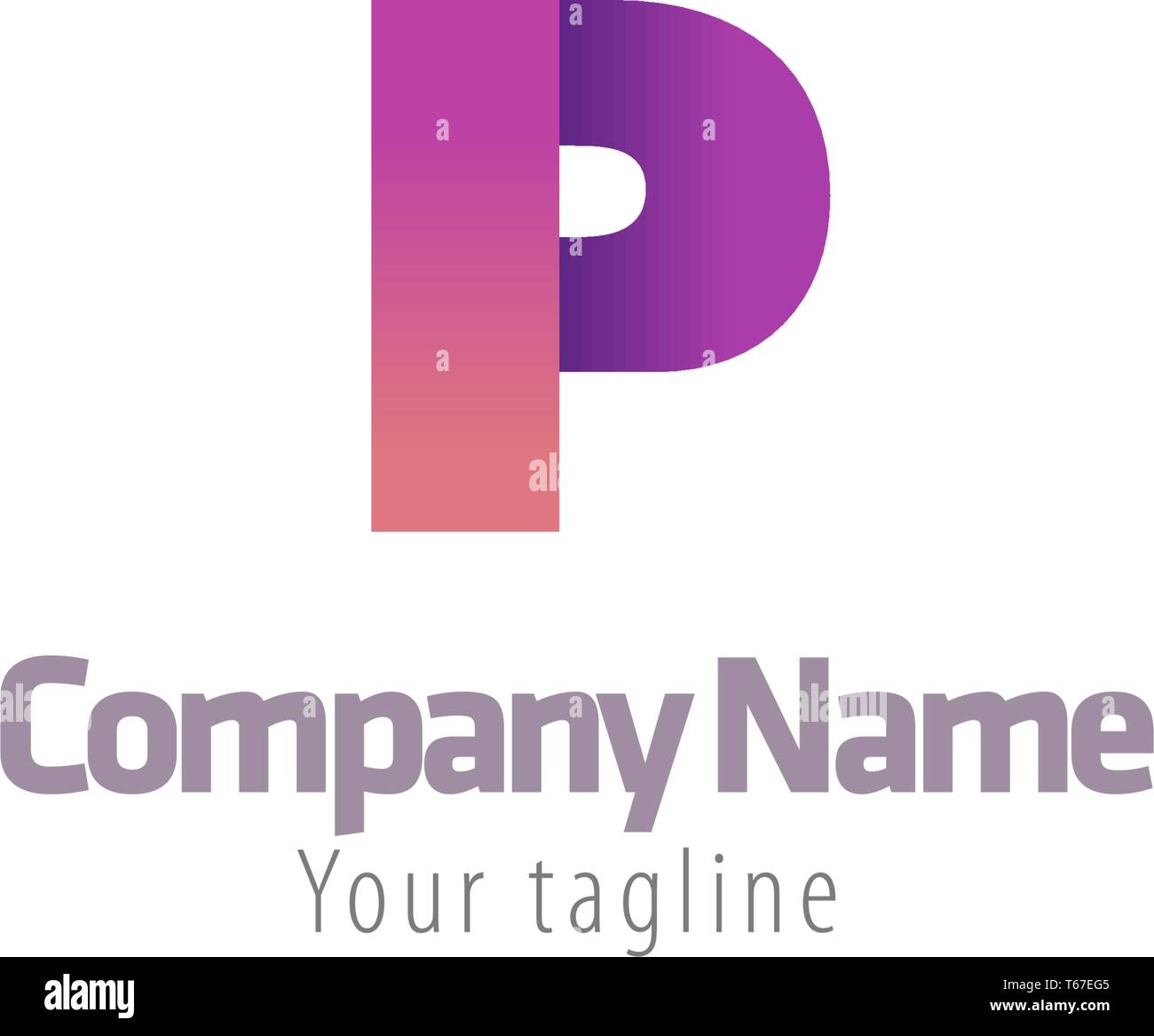 P fonts Stock Vector Images - Alamy