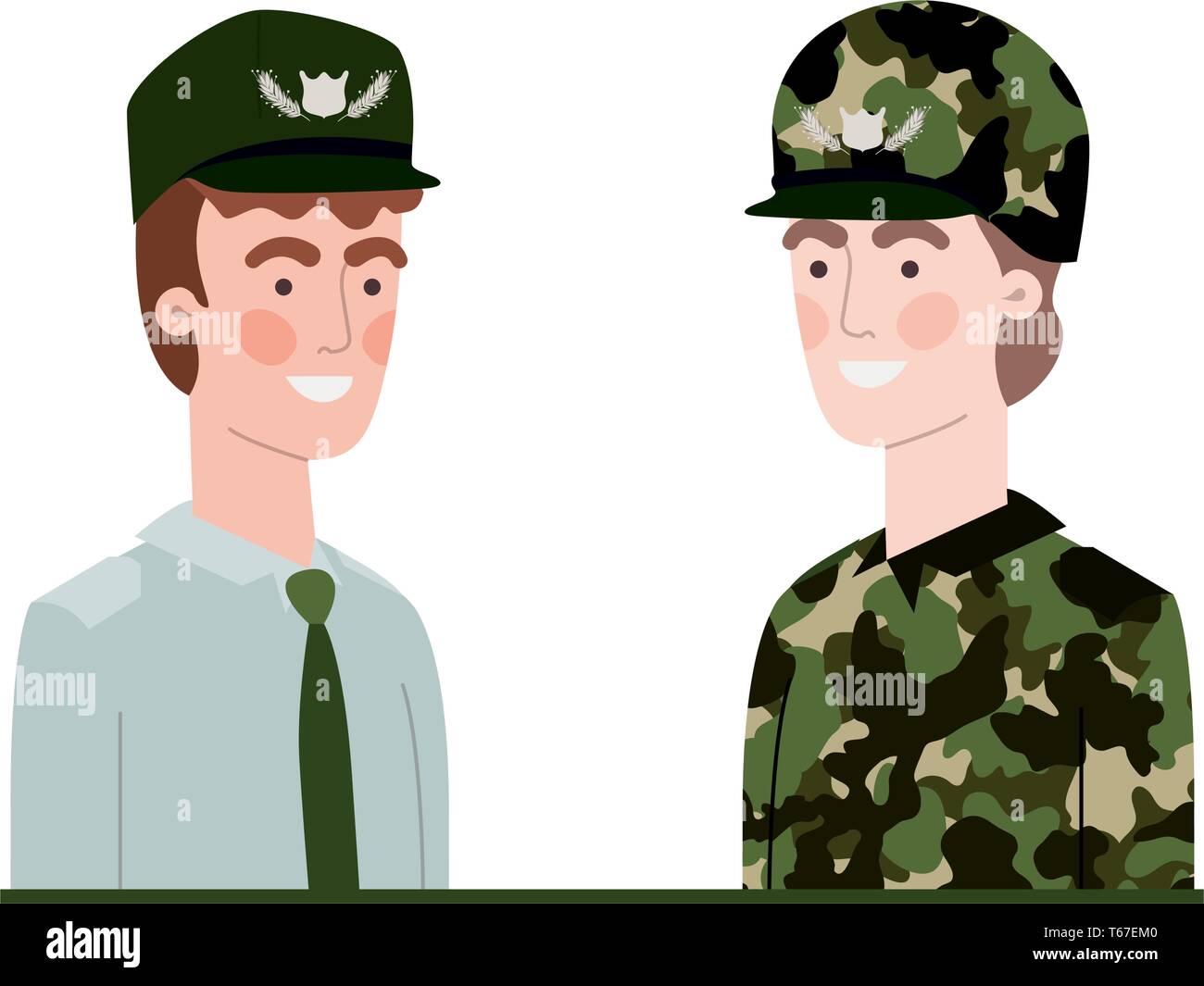men soldiers of war avatar character Stock Vector Image & Art - Alamy