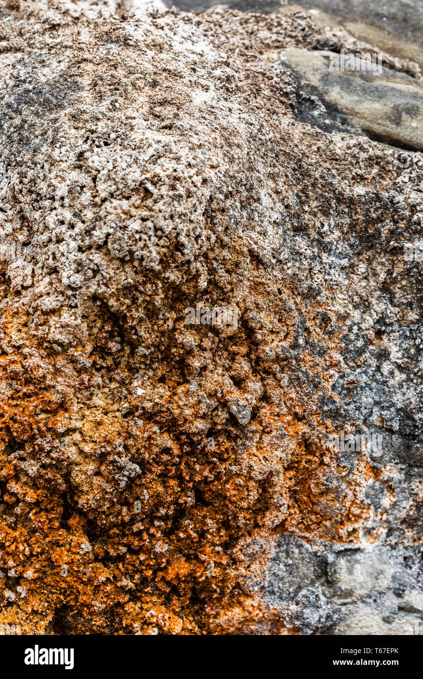 Rustic seaside rock texture Stock Photo - Alamy