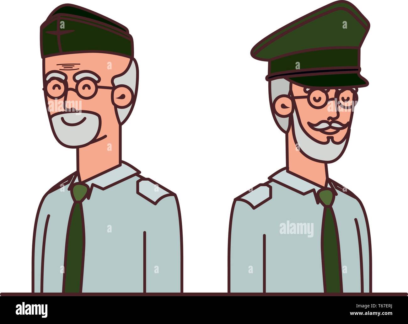 war veterans avatar character Stock Vector Image & Art - Alamy