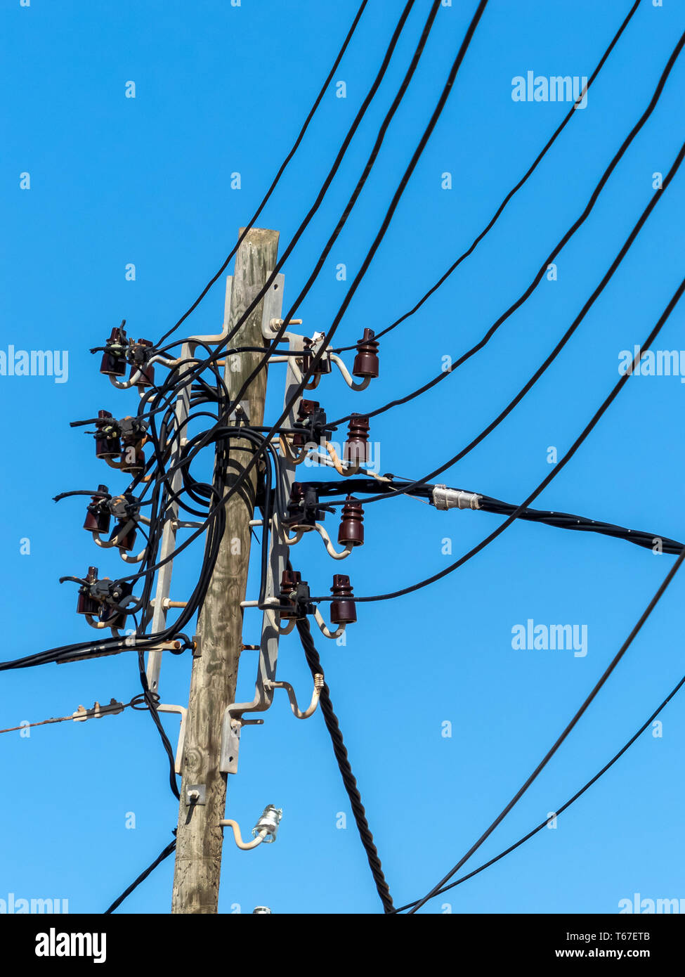 power pole symbol photo Stock Photo - Alamy