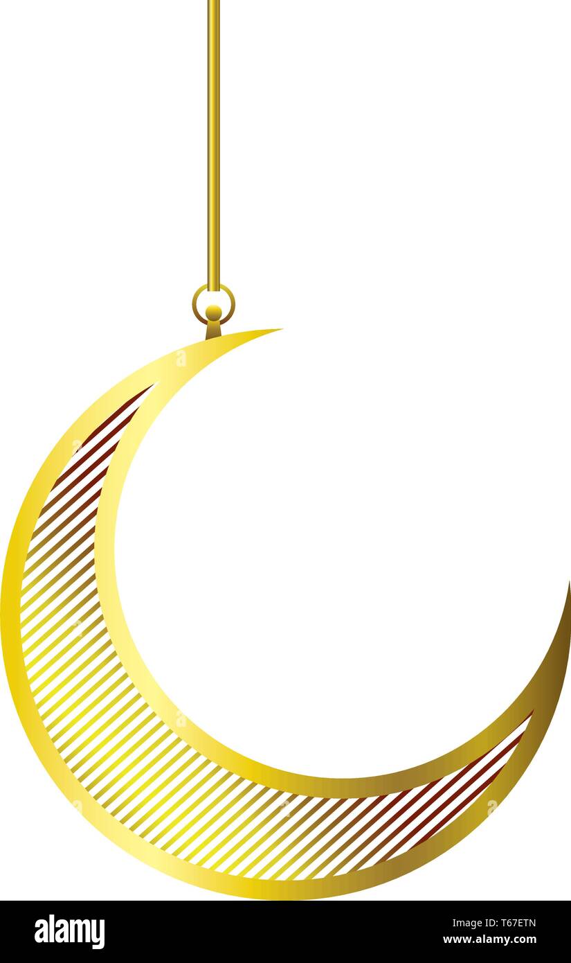 moon hanging isolated icon Stock Vector Image & Art - Alamy