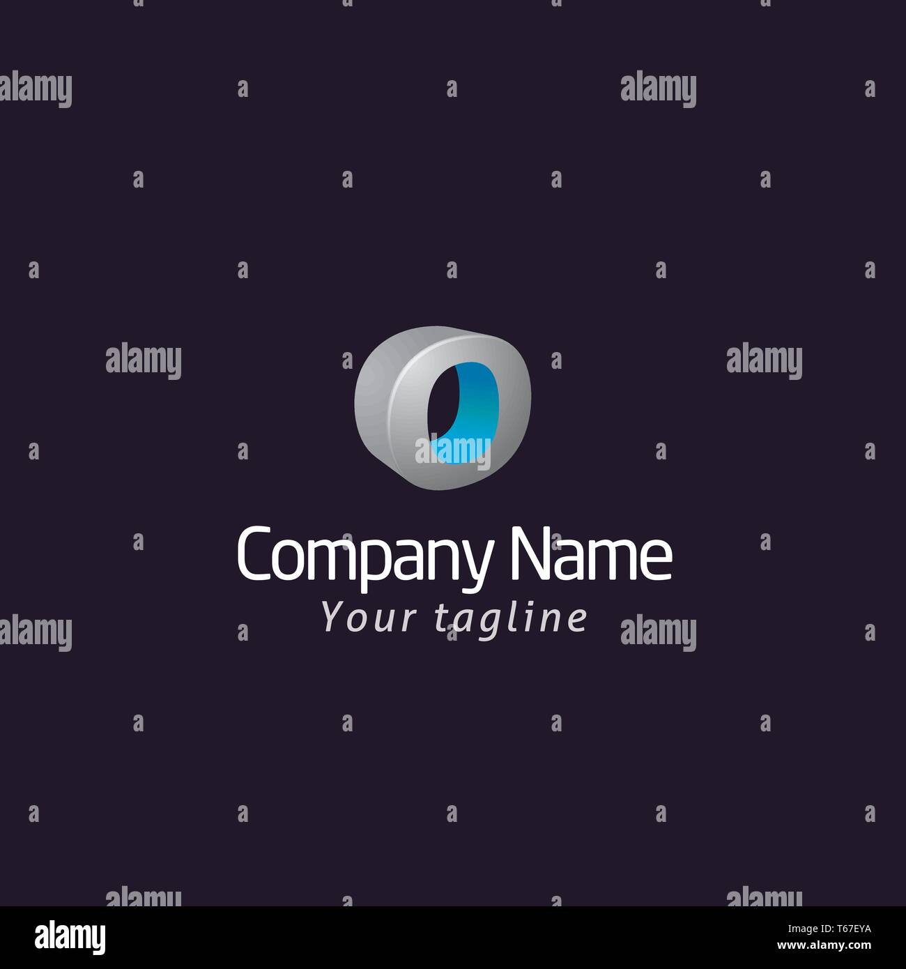 O LOGO LETTER MODERN Stock Vector Image & Art - Alamy