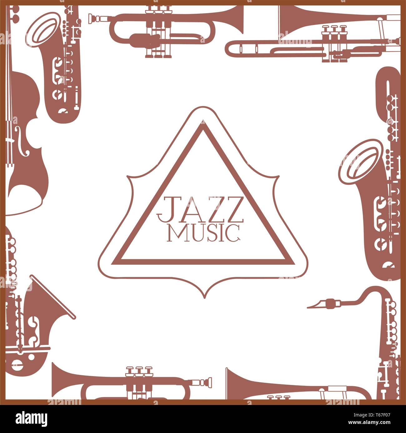 jazz music label isolated icon Stock Vector Image & Art - Alamy