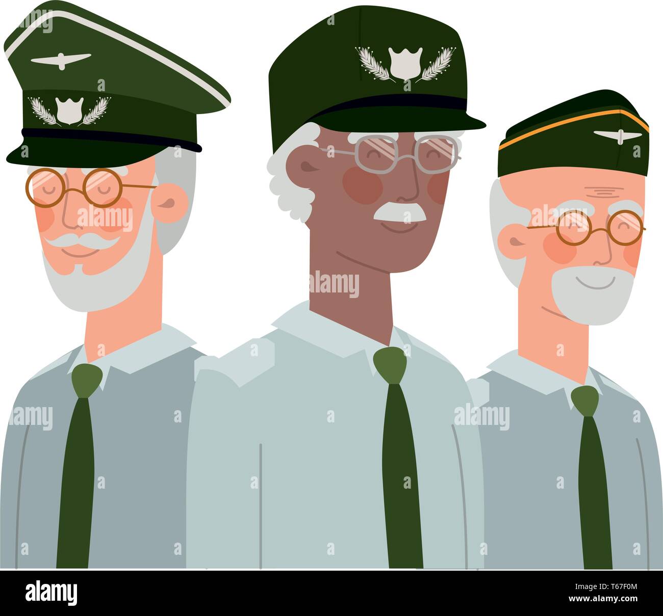 war veterans avatar character Stock Vector Image & Art - Alamy