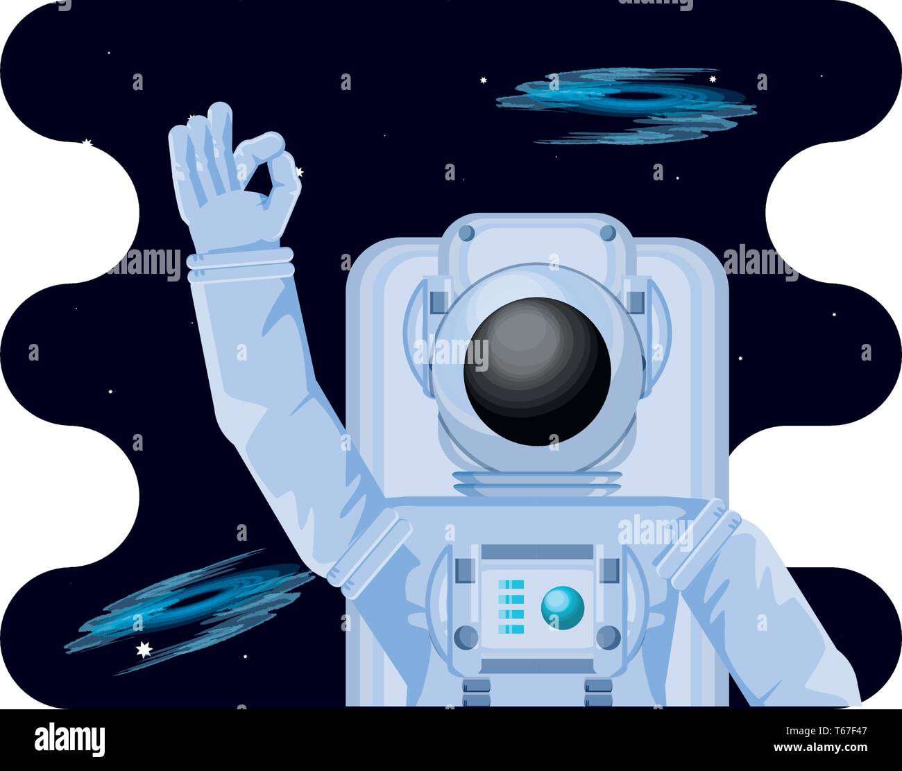 Spaceman avatar Stock Vector Images - Alamy