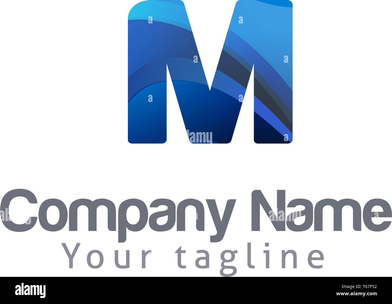 Rainbow font design letter m Stock Vector Images - Alamy