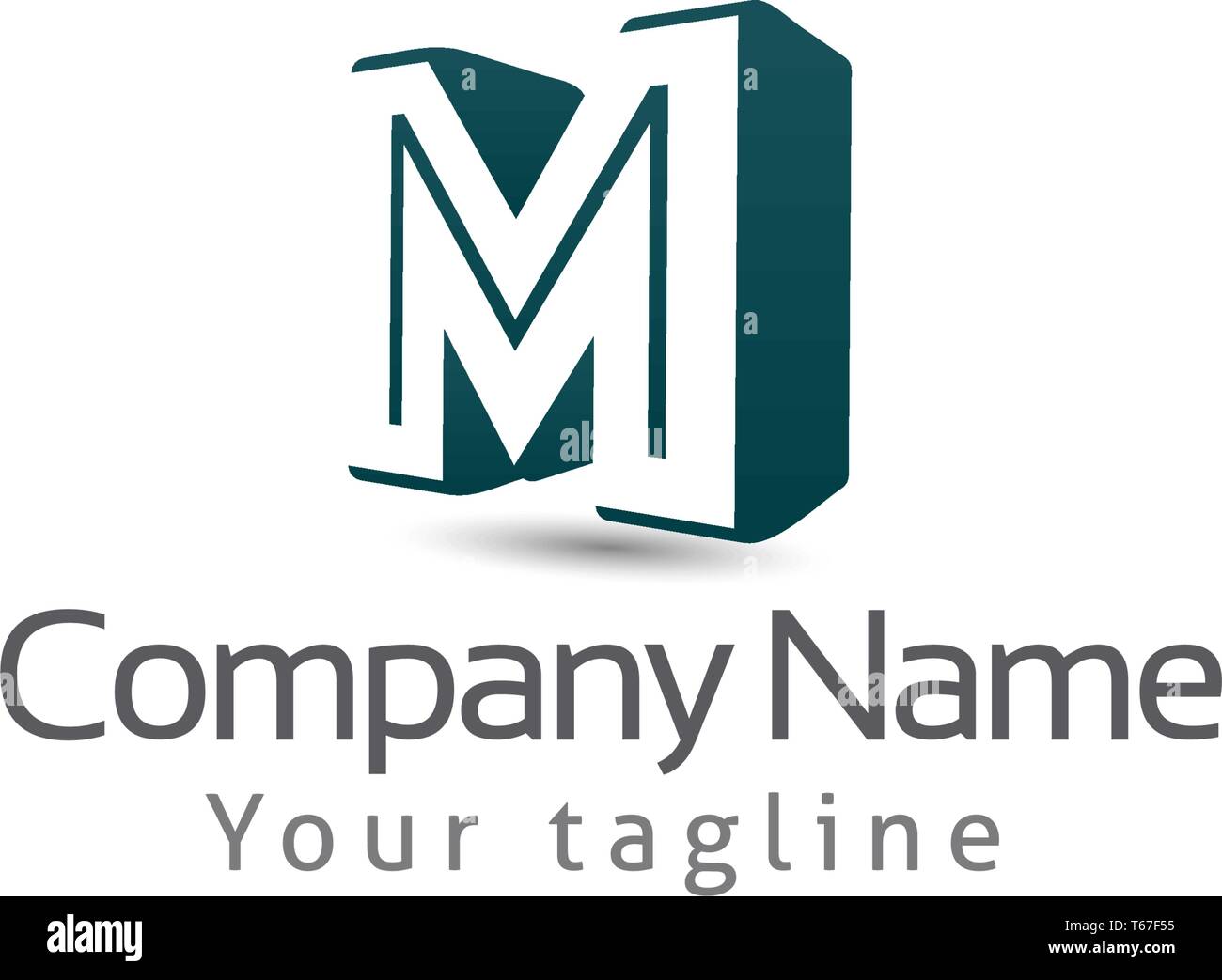 Rainbow font design letter m Stock Vector Images - Alamy