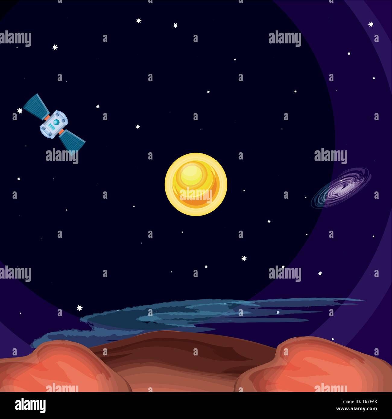 Atmospheric astronomy Stock Vector Images - Alamy