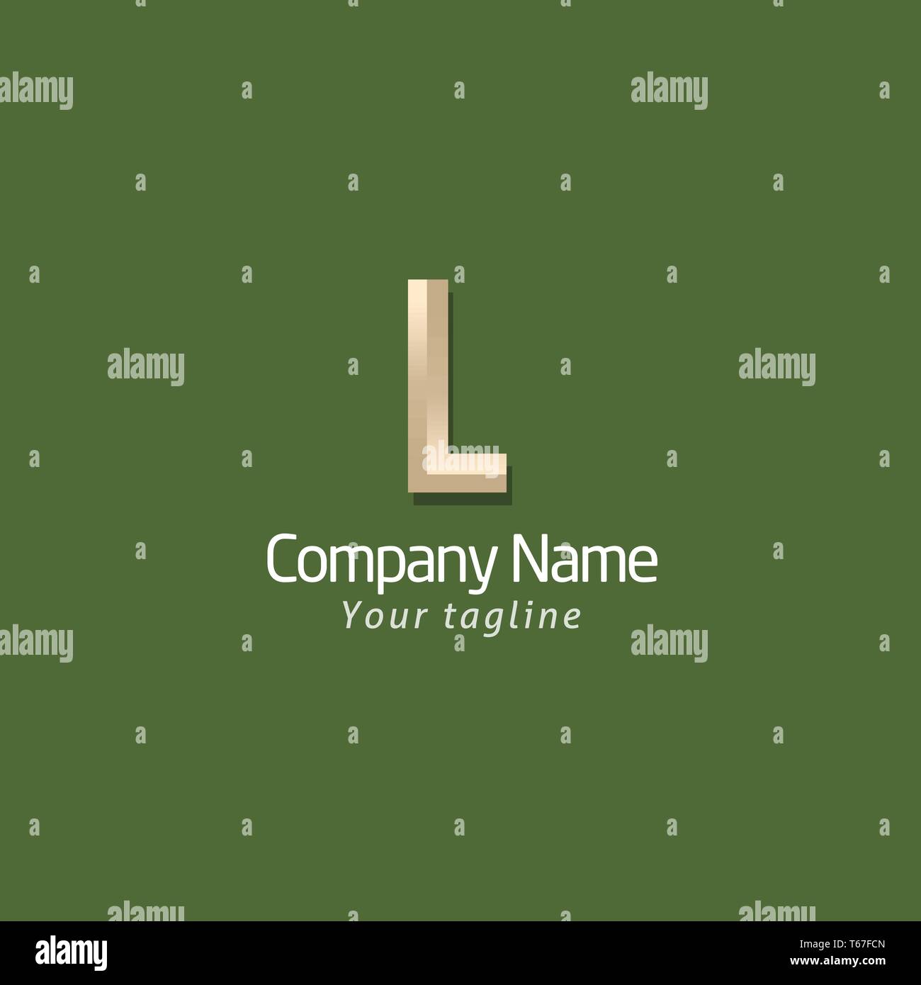 L fonts Stock Vector Images - Alamy