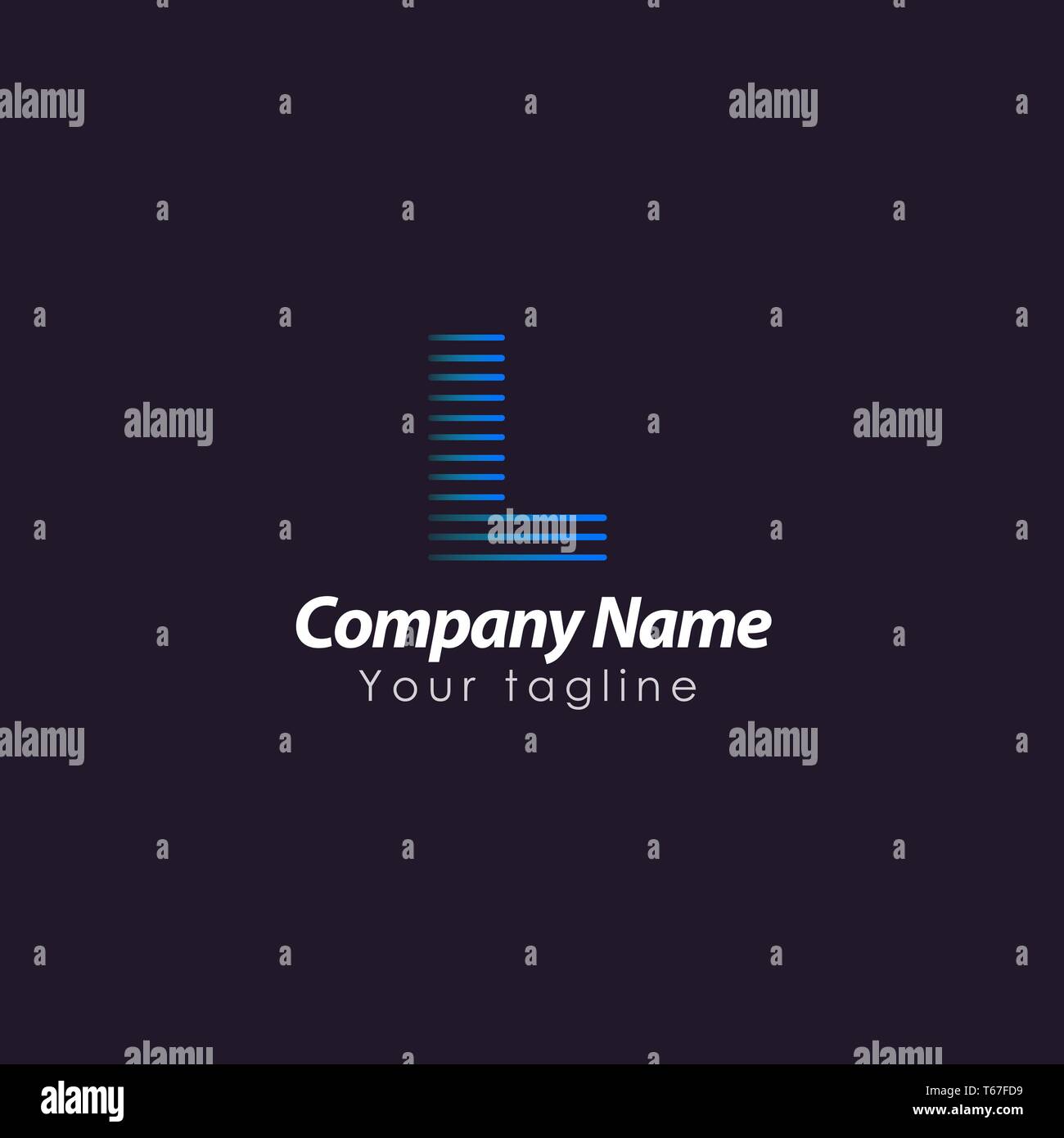 L fonts Stock Vector Images - Alamy