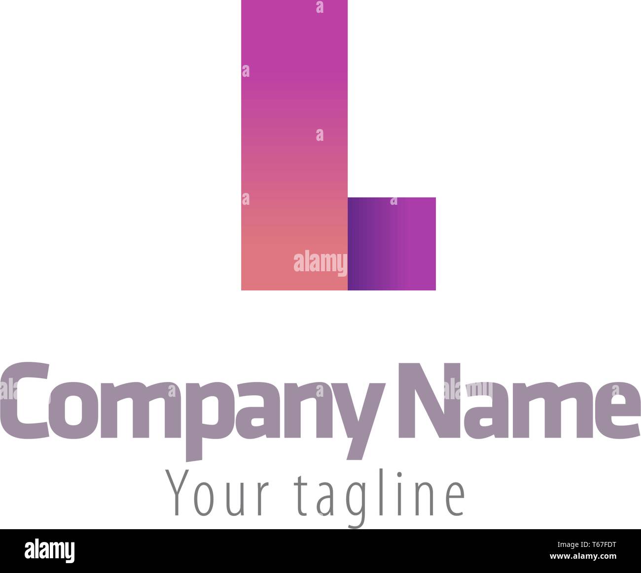 L fonts Stock Vector Images - Alamy