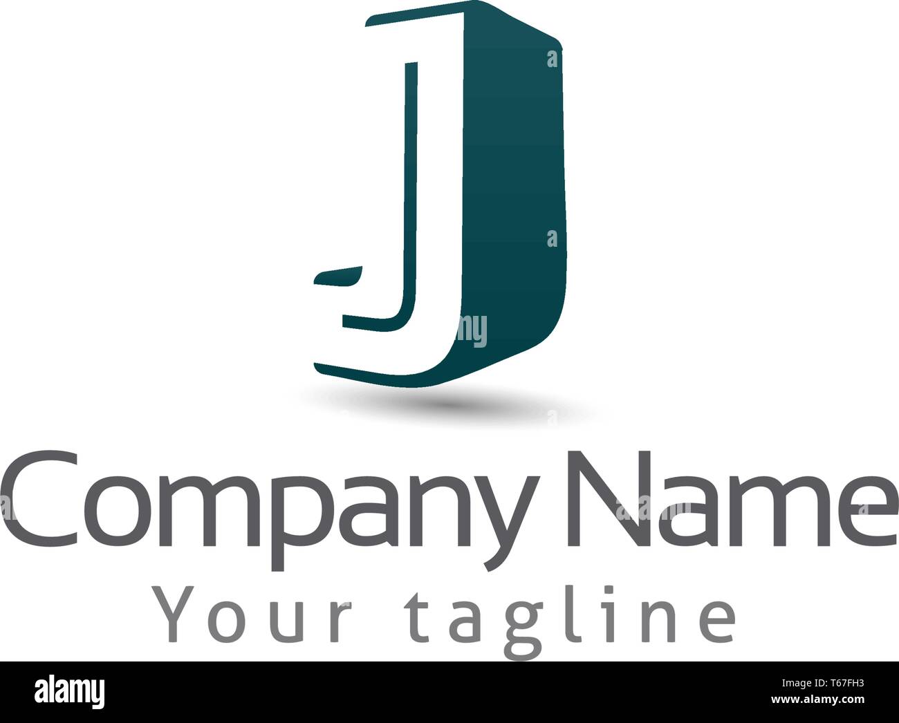 J LOGO LETTER MODERN Stock Vector Image & Art - Alamy