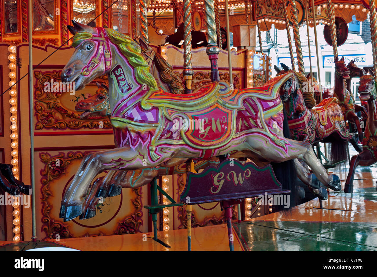 Victorian carousel hi-res stock photography and images - Alamy