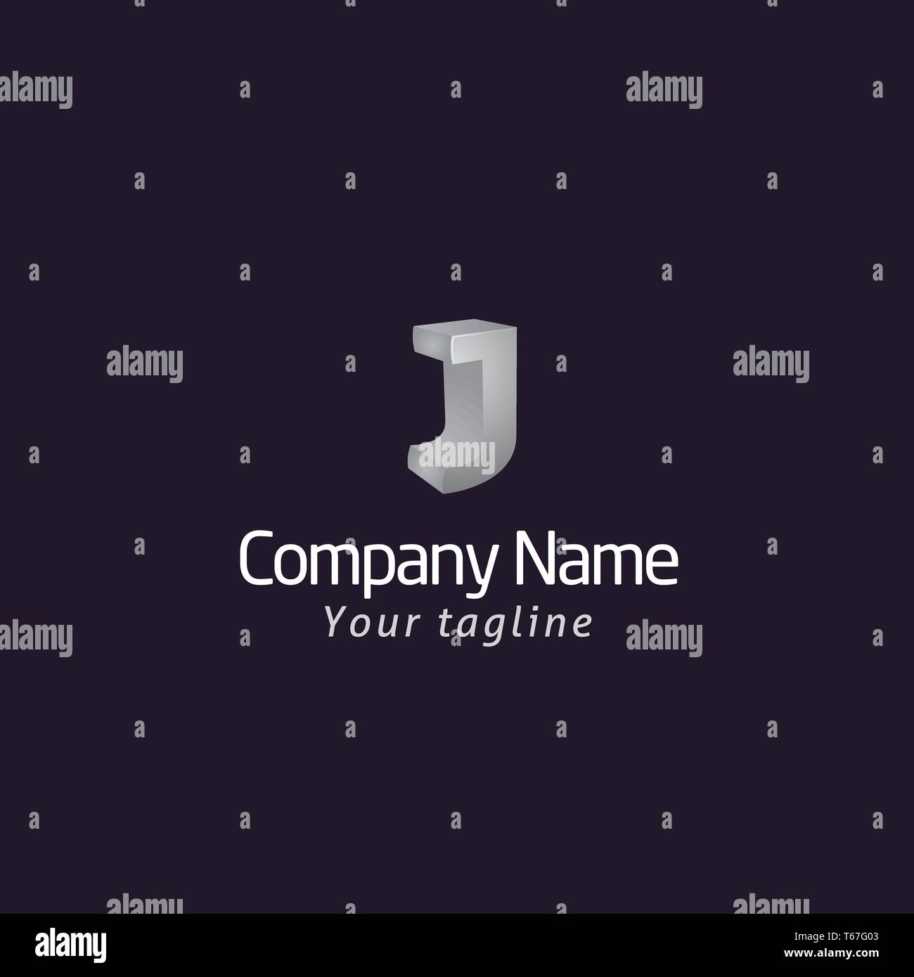 J fonts Stock Vector Images - Alamy