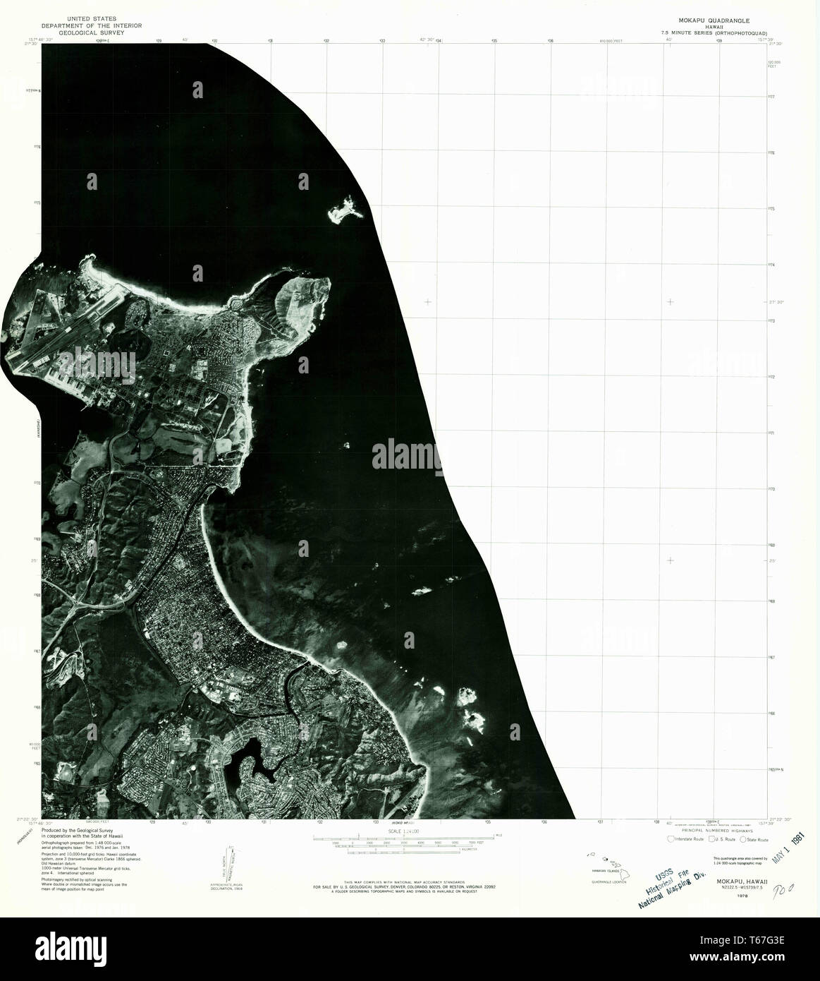 Topographic map hi hi-res stock photography and images - Alamy