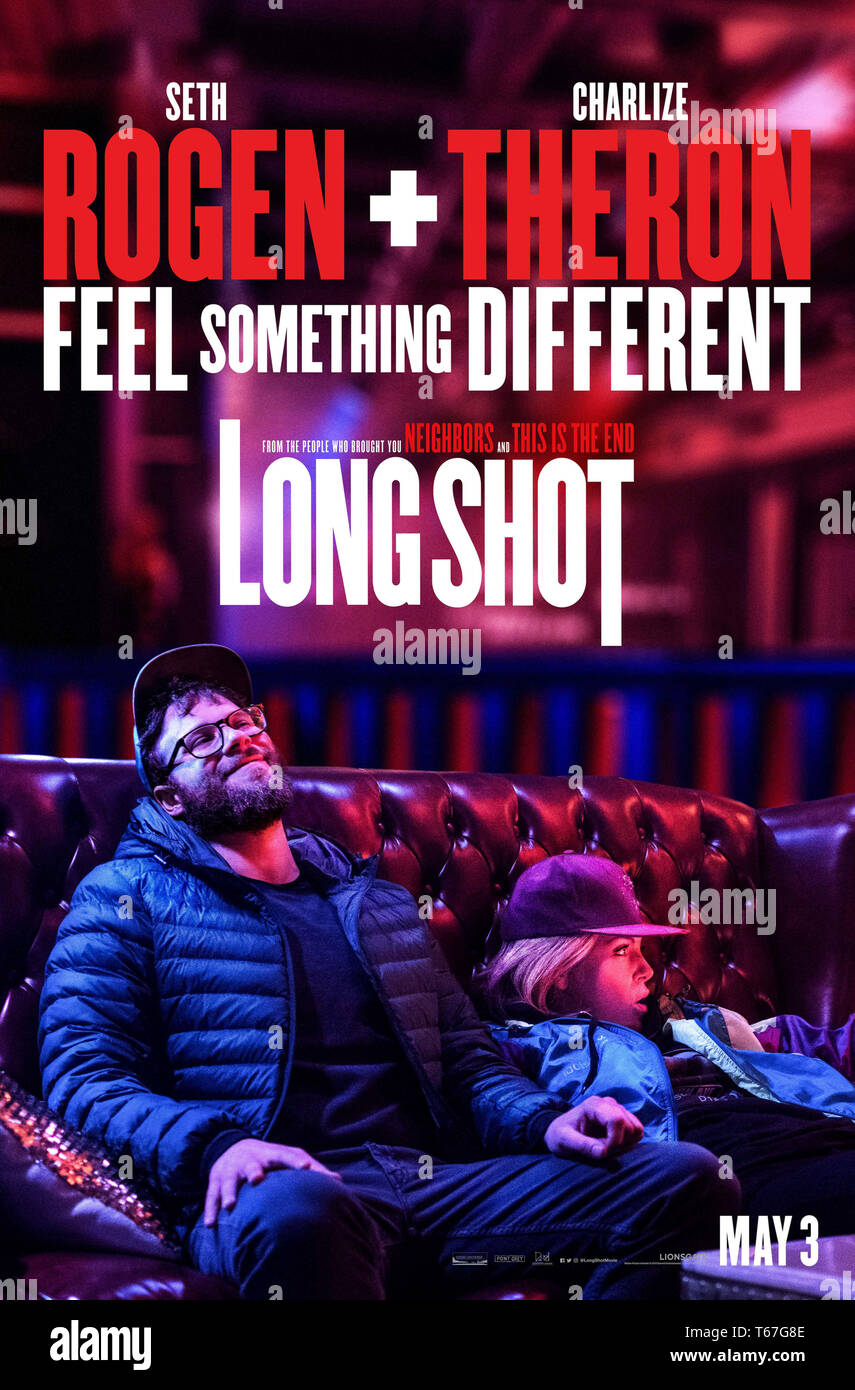 LONG SHOT, US advance poster, from left: Seth Rogen, Charlize Theron ...