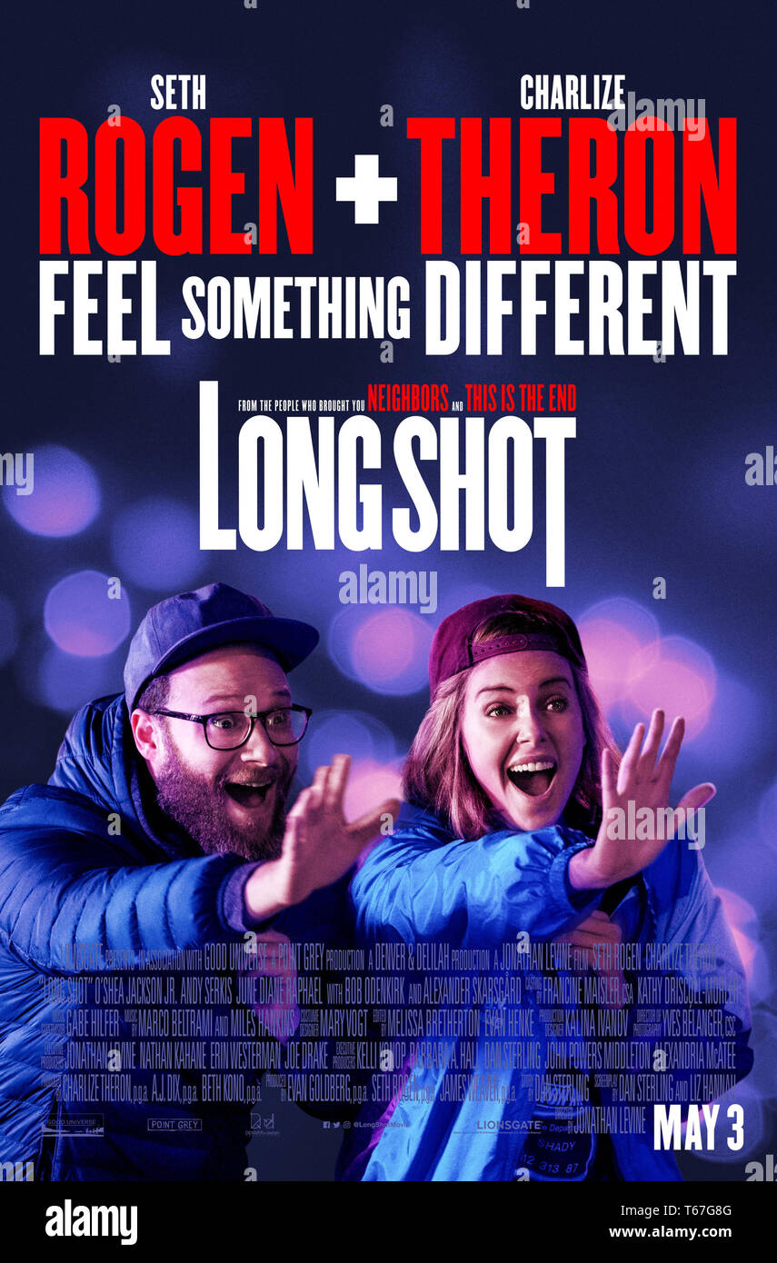 LONG SHOT, US poster, from left: Seth Rogen, Charlize Theron, 2019 ...