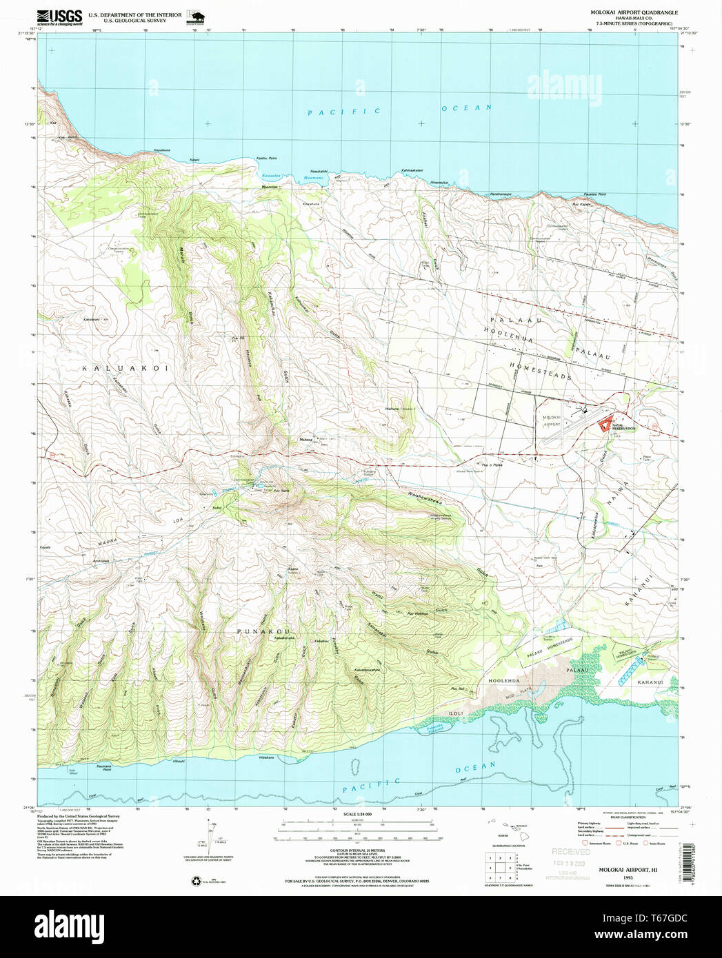 Hawaii map molokai hi-res stock photography and images - Alamy
