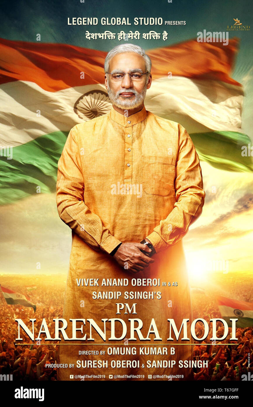 PM NARENDRA MODI, Indian poster, Vivek Oberoi as Prime Minister ...