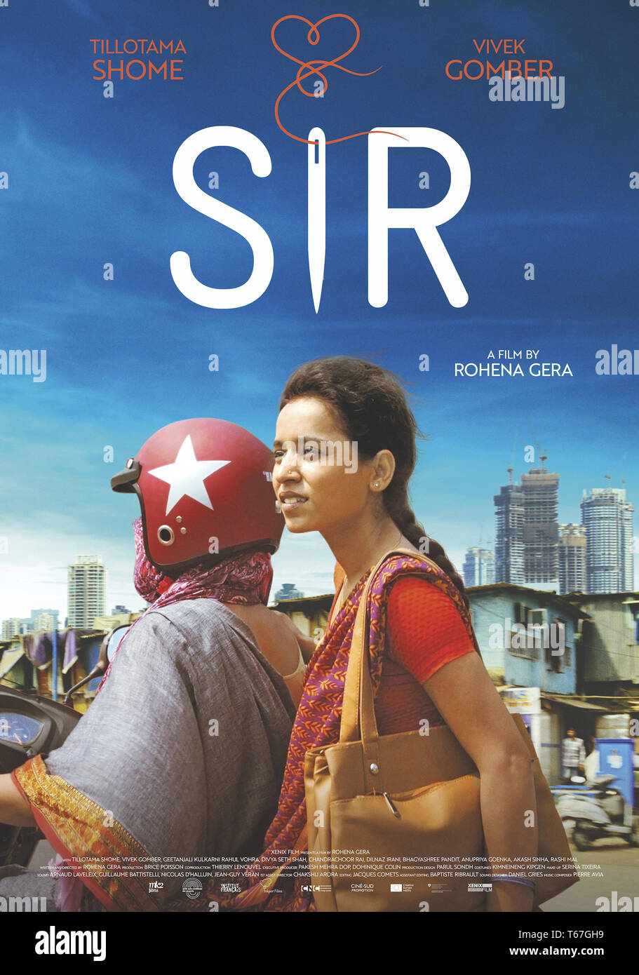 SIR, Swiss poster in English, Tillotama Shome (right), 2018. © Inkpot ...
