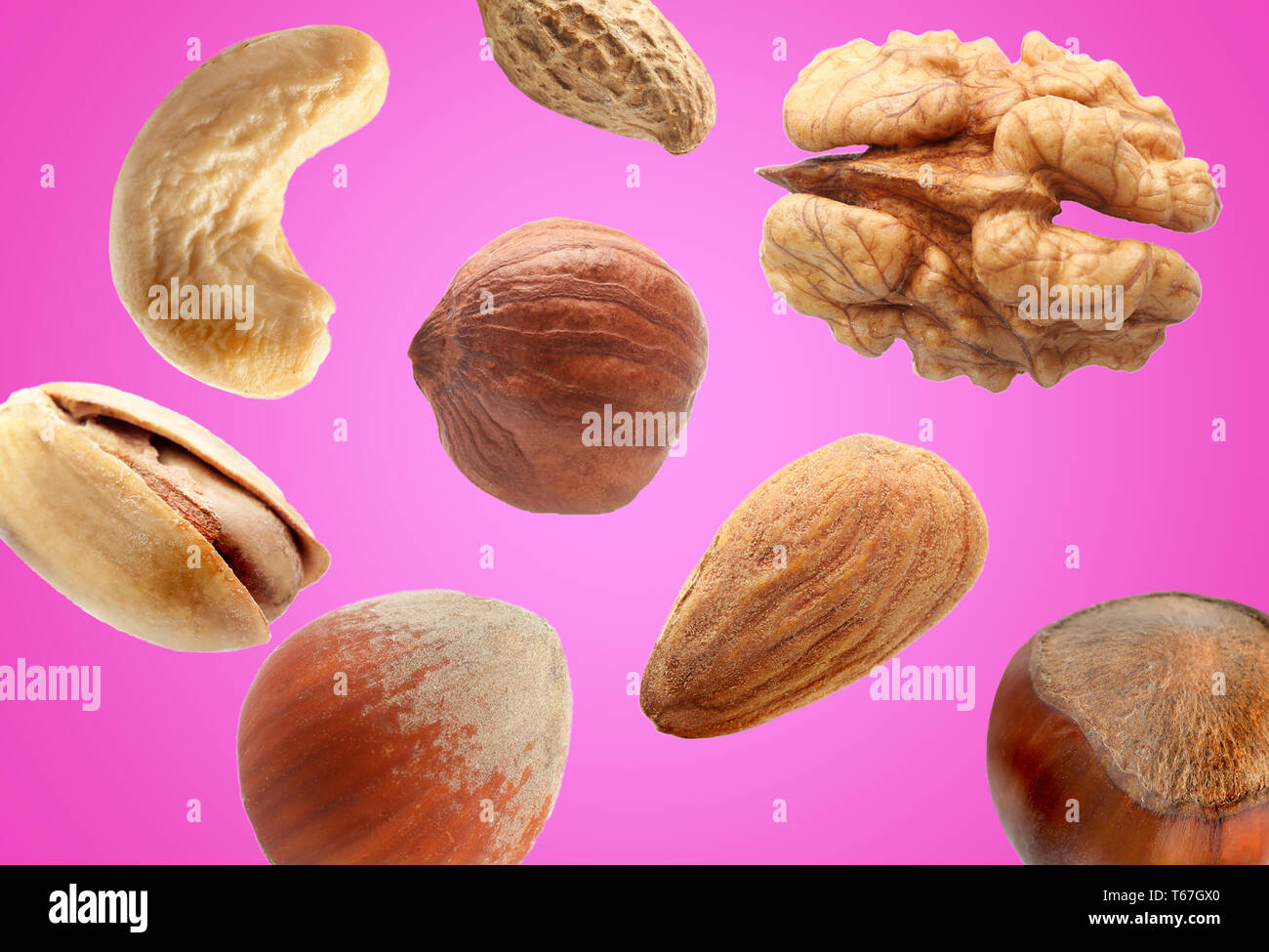 Falling nuts hi-res stock photography and images - Alamy