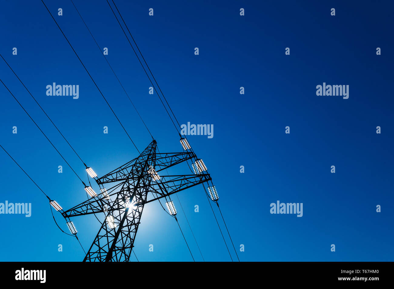 power pole symbol photo Stock Photo - Alamy