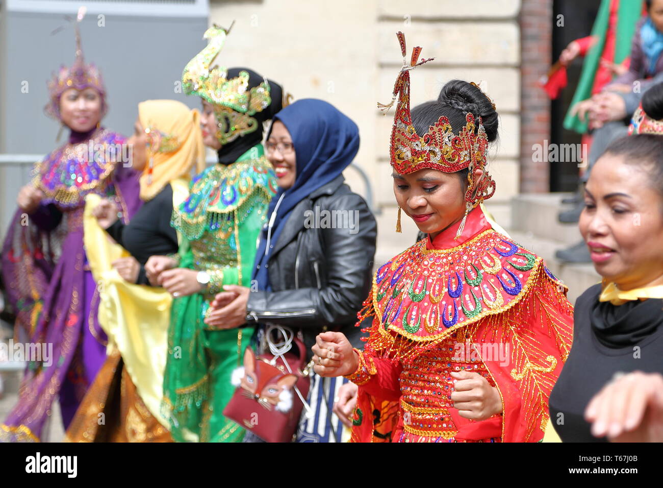 The Indonesian community entertained their audience with dance and food ...