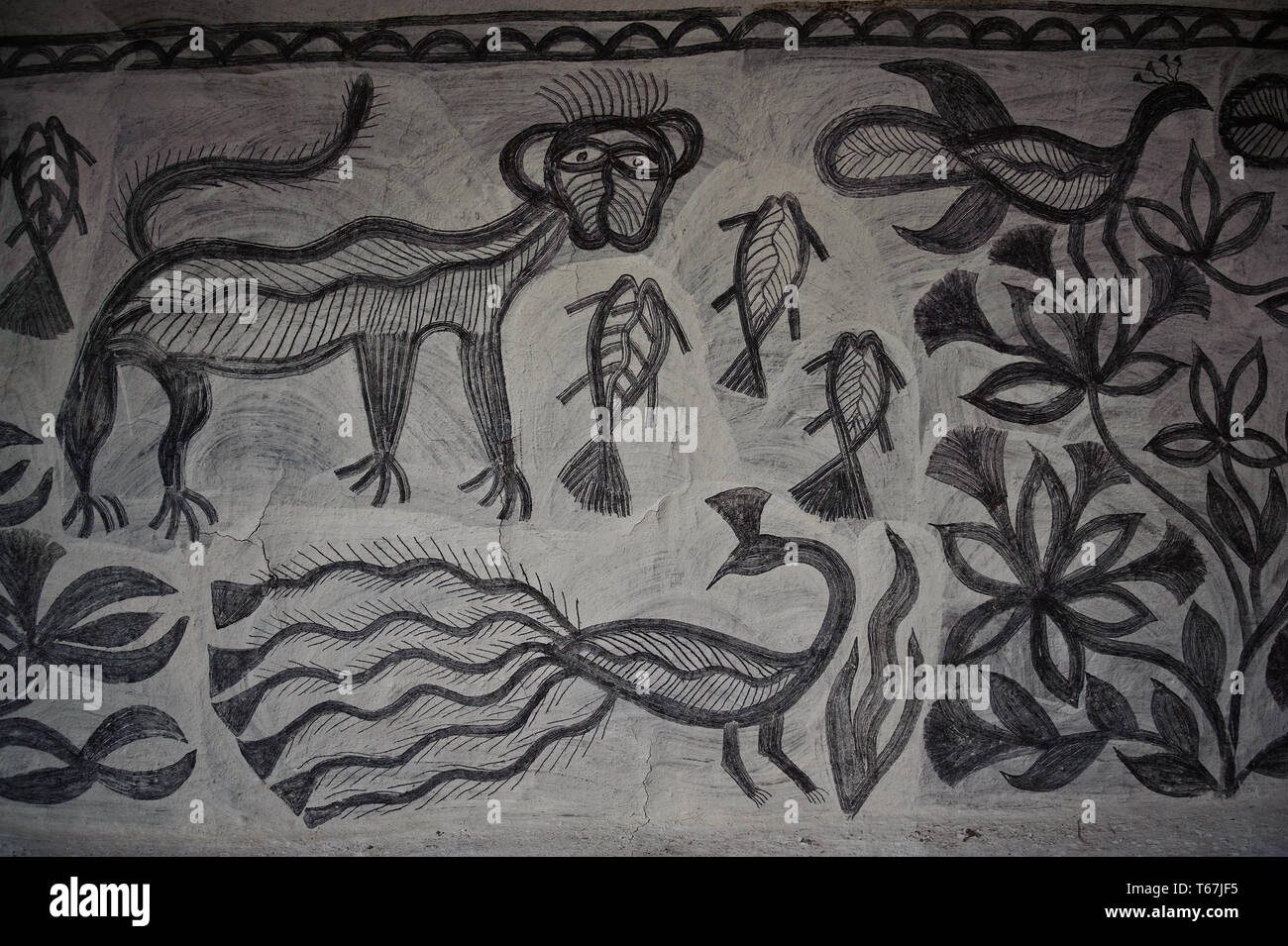 Khovar art ( India Stock Photo - Alamy