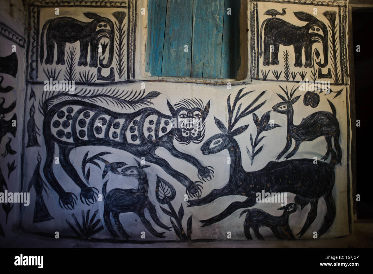 Khovar art ( India Stock Photo - Alamy