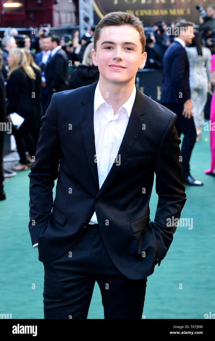 Harry Gilby attending the UK premiere of Tolkien held at Curzon Mayfair ...