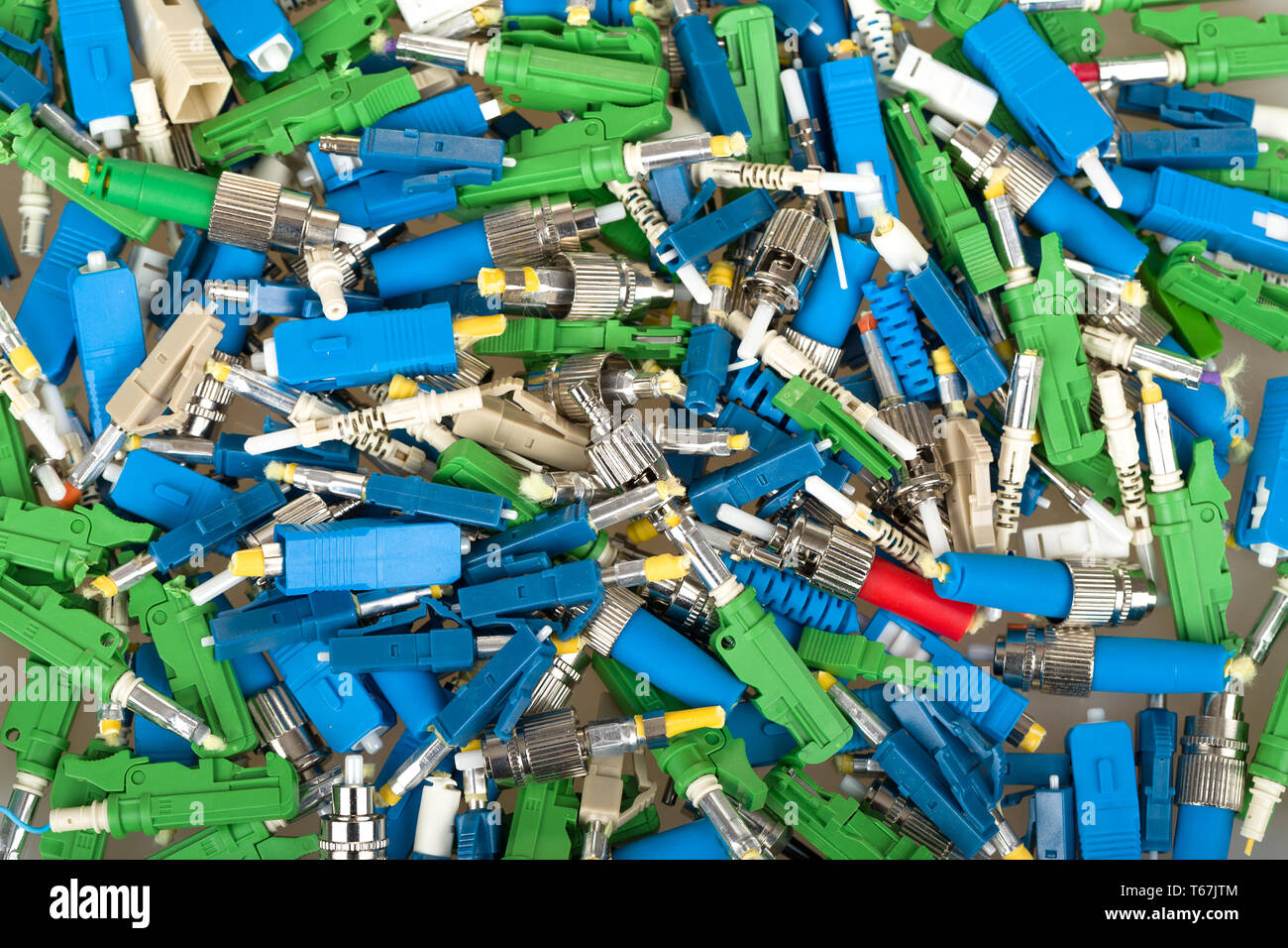 Fiber optic connectors Stock Photo - Alamy