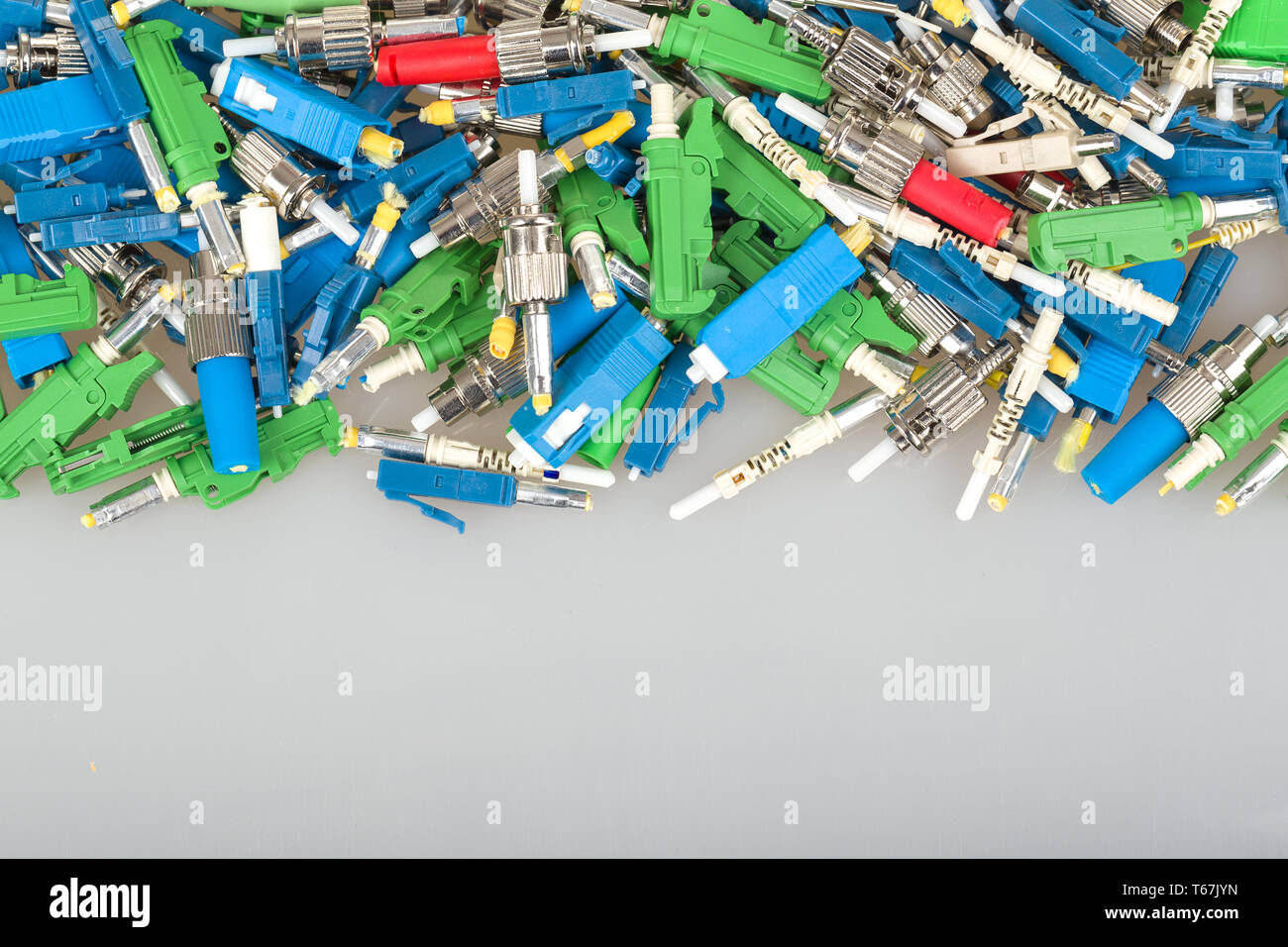 Fiber optic connectors Stock Photo - Alamy