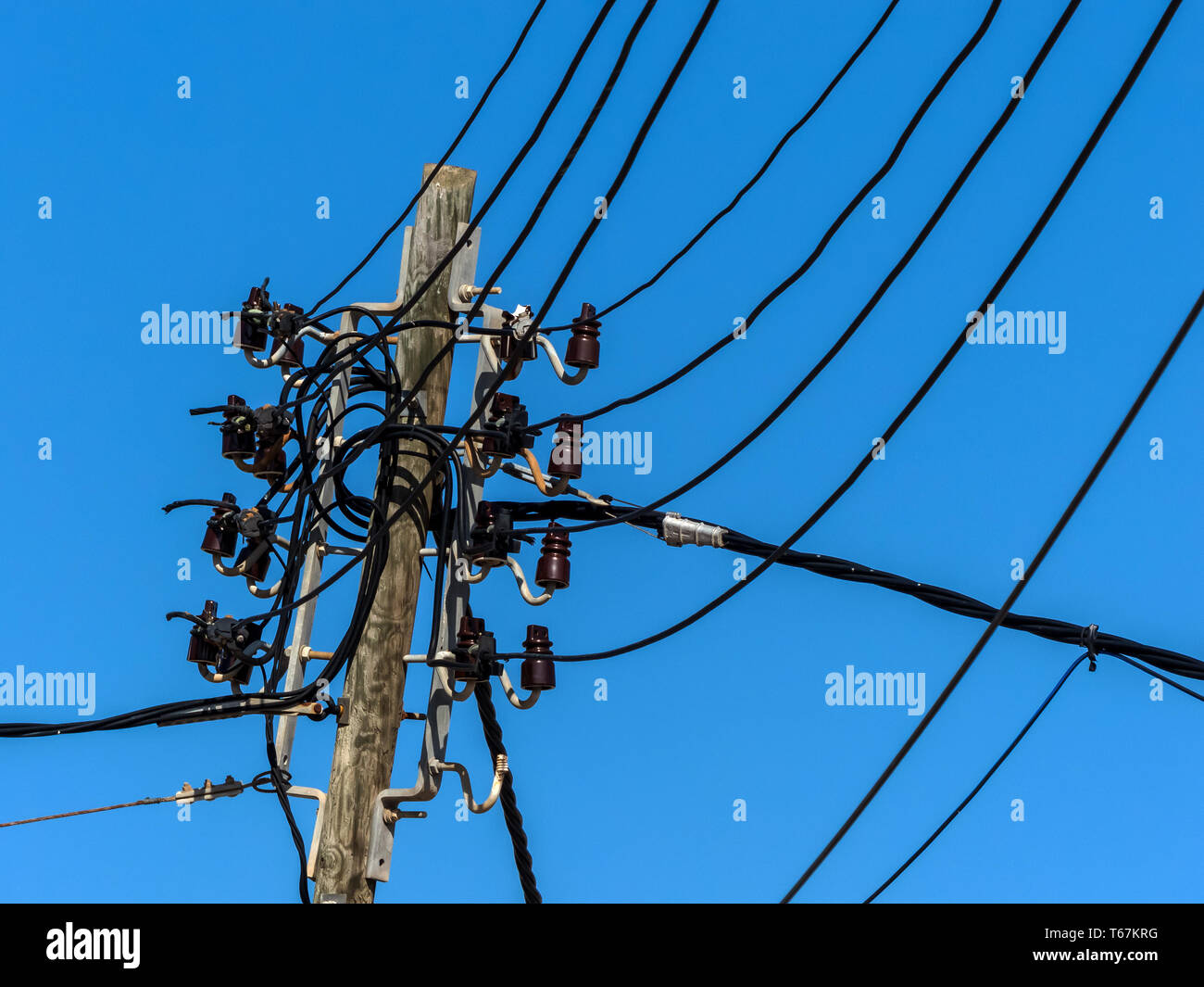 power pole symbol photo Stock Photo - Alamy
