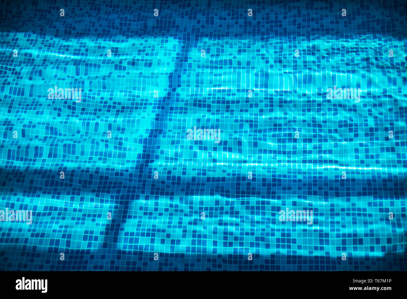 Tile and water texture background of swimming pool Stock Photo - Alamy