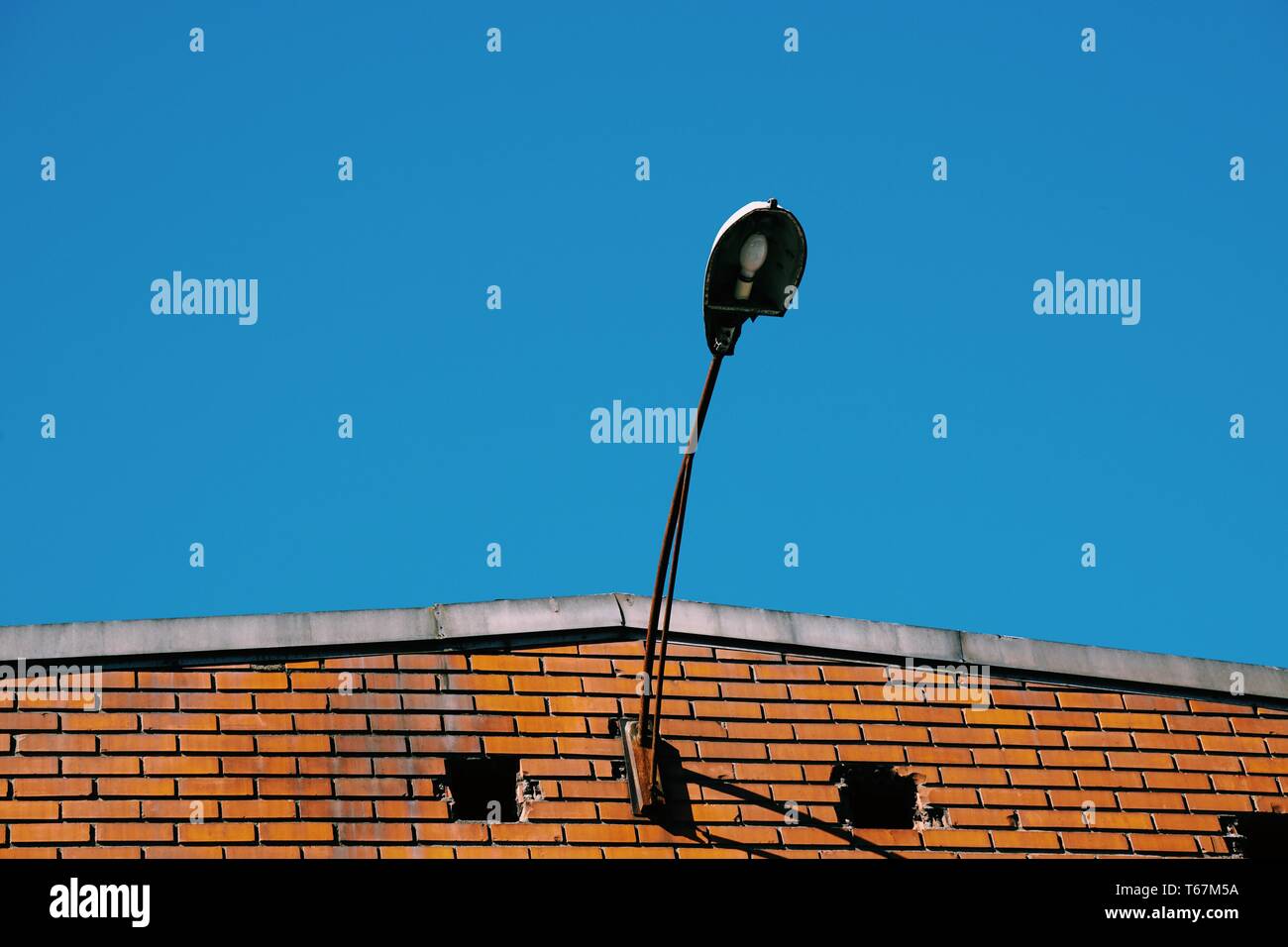 street light on the street in the city Stock Photo - Alamy