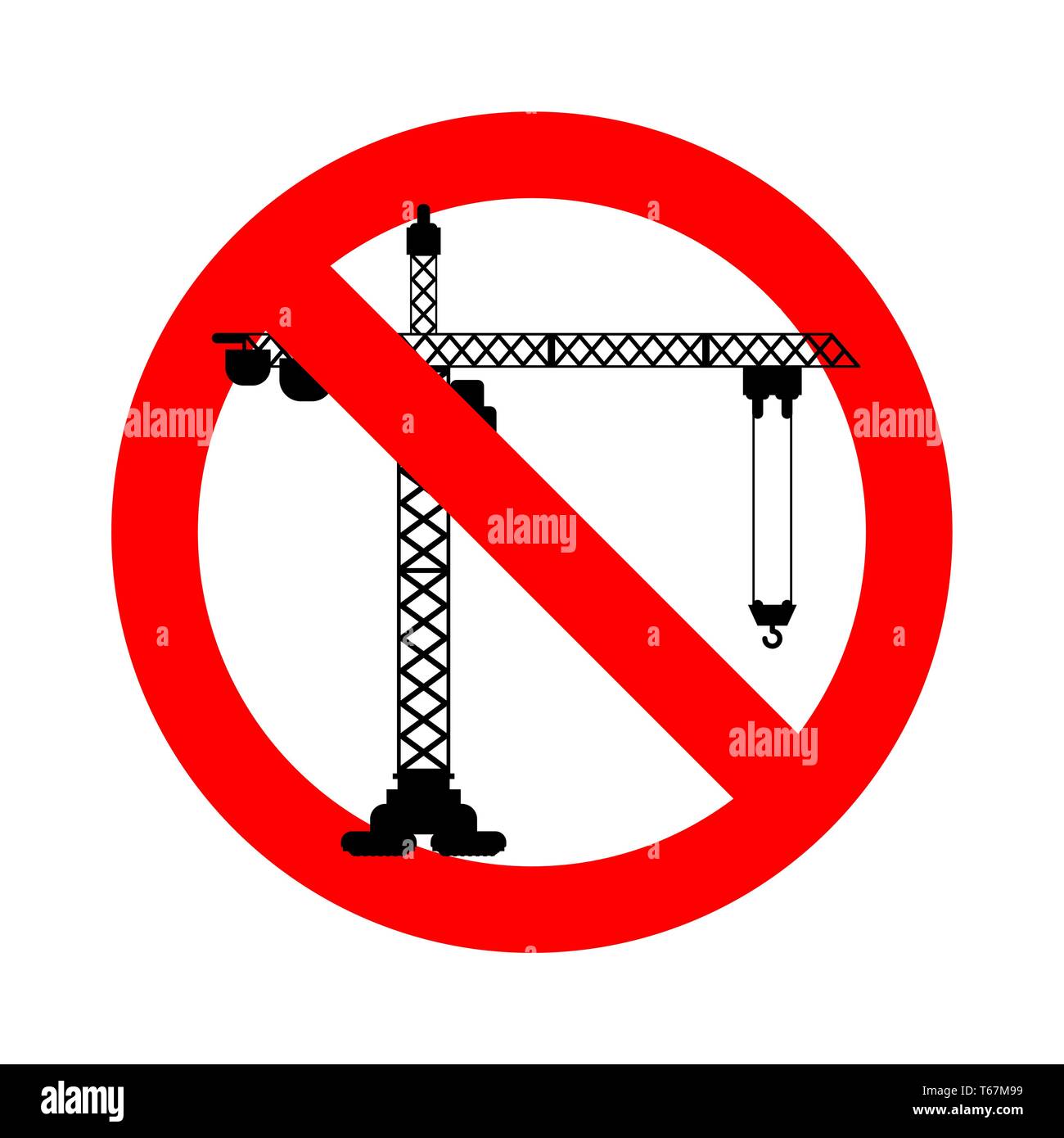 Tall red warning sign Stock Vector Images - Alamy