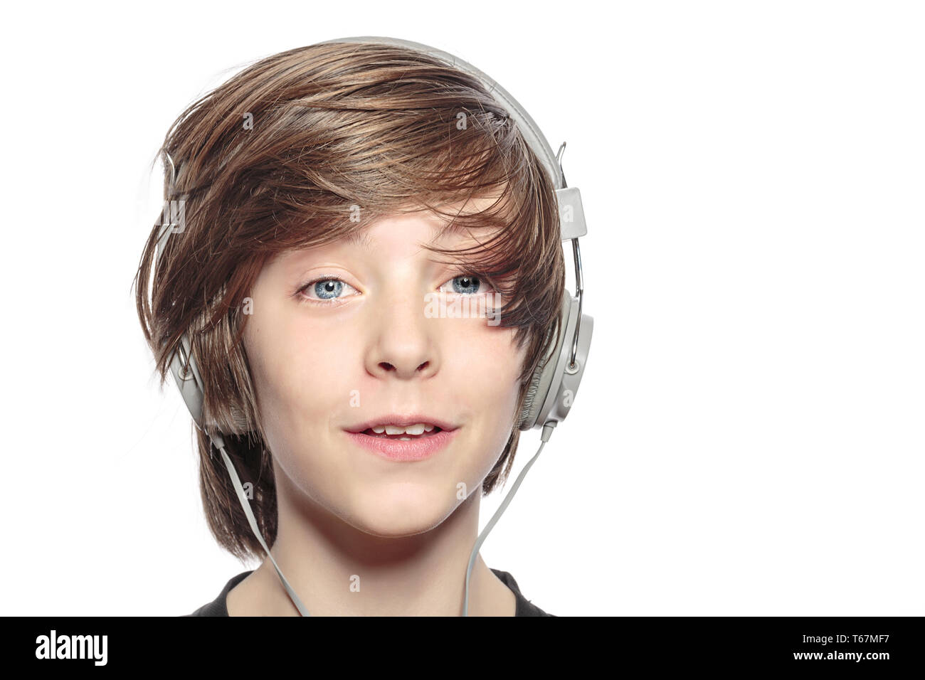 Male headphones hi-res stock photography and images - Alamy