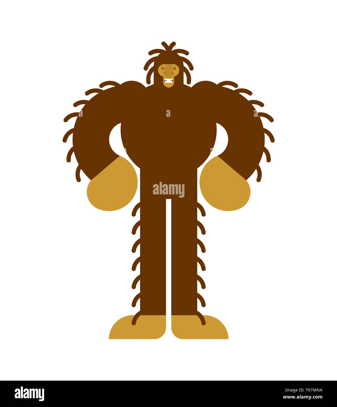 Halloween yeti big foot Cut Out Stock Images & Pictures - Alamy