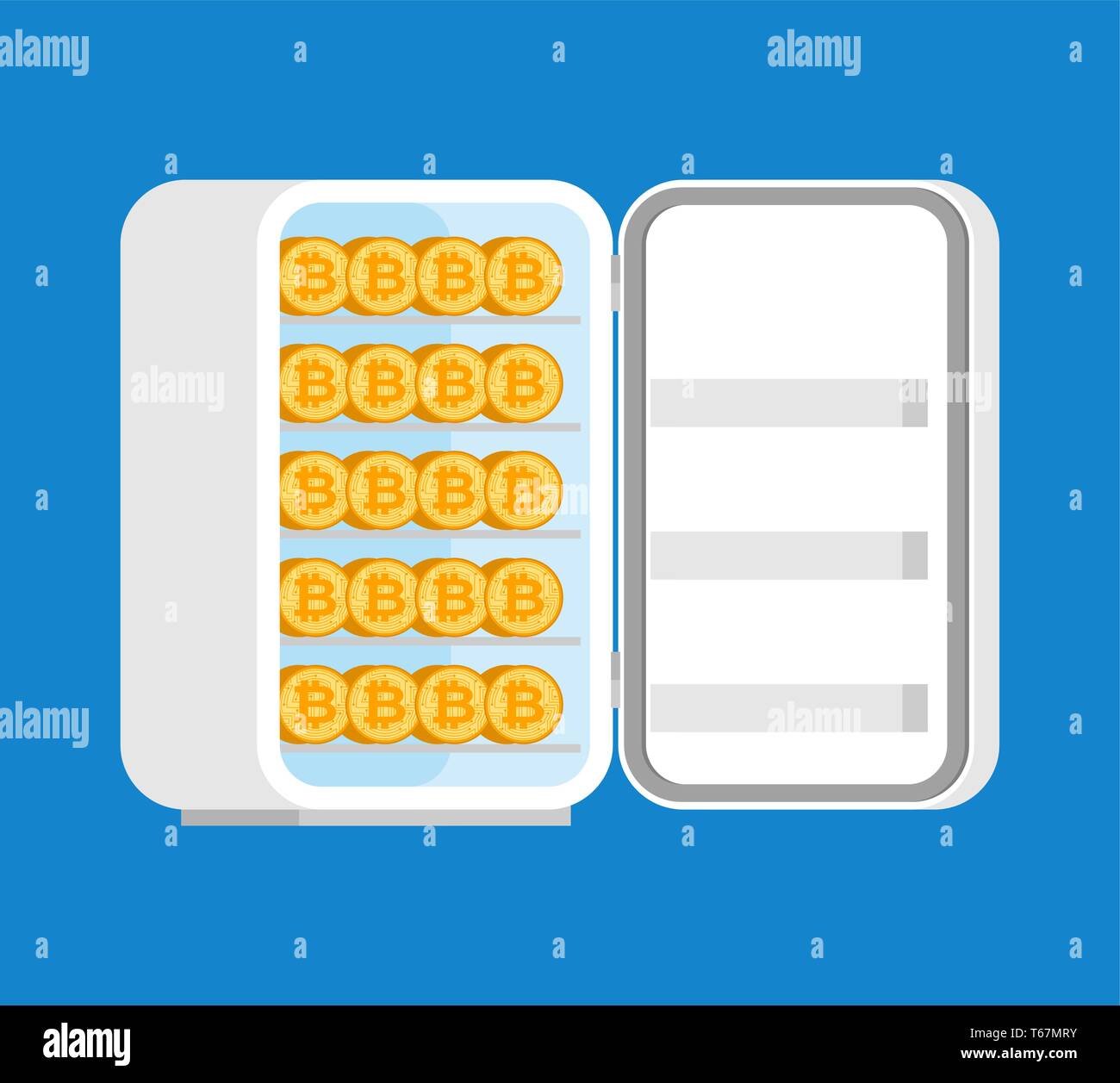 Cryptocurrency storage Stock Vector Images - Alamy
