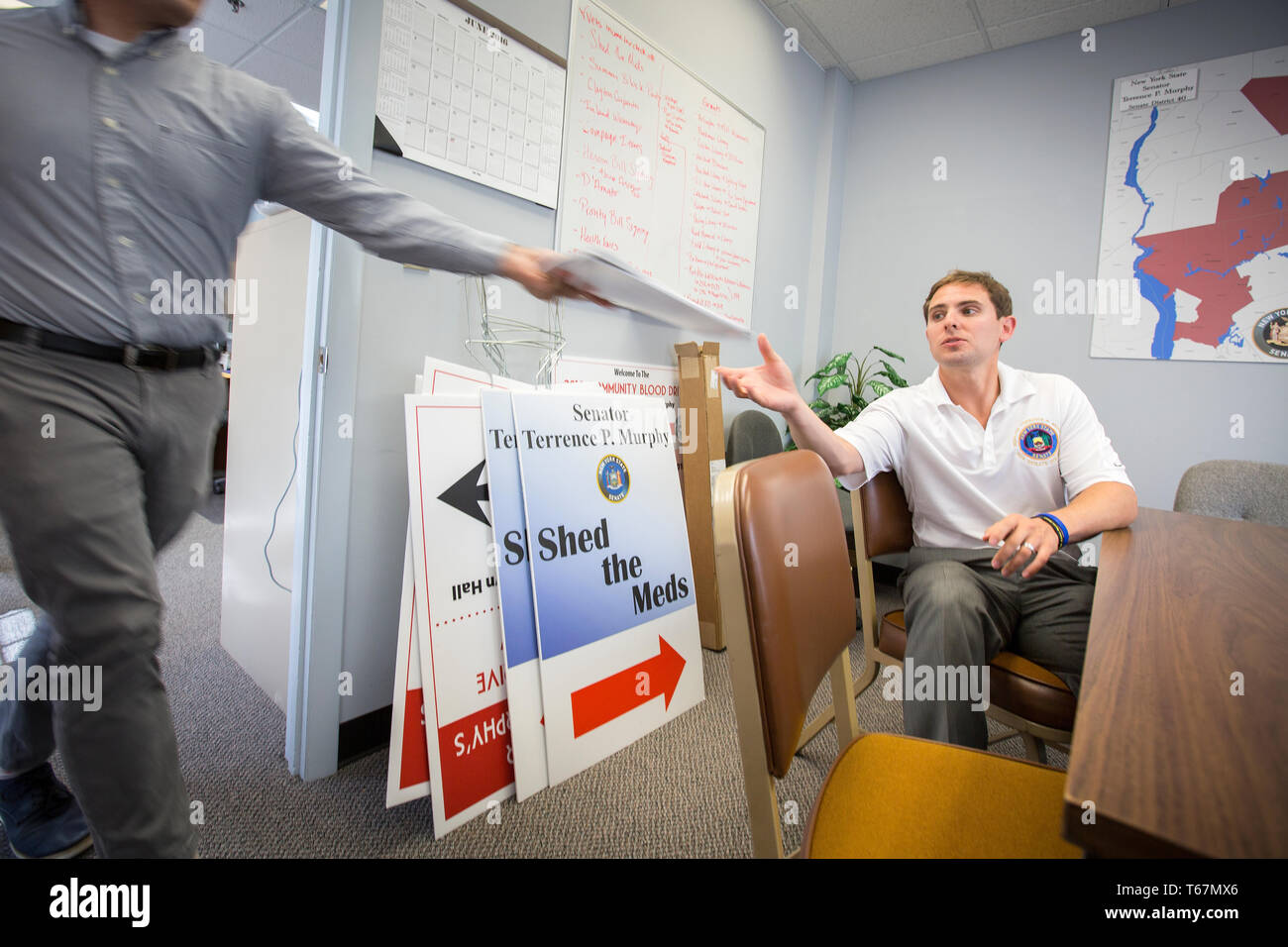 Matthew Slater in the staff of New York Senator Terrence C. Murphy is ...