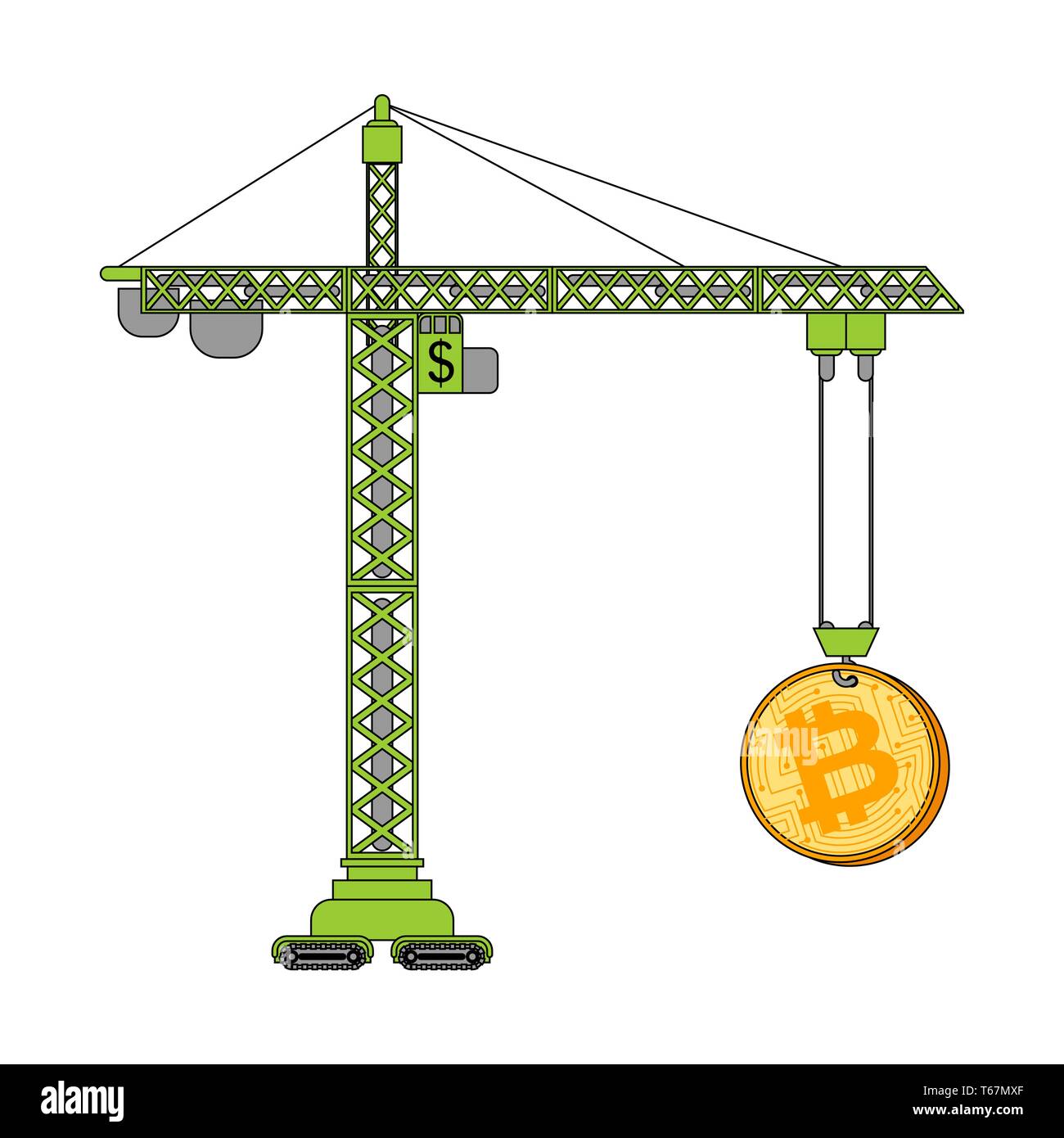 Crane load block Stock Vector Images - Alamy