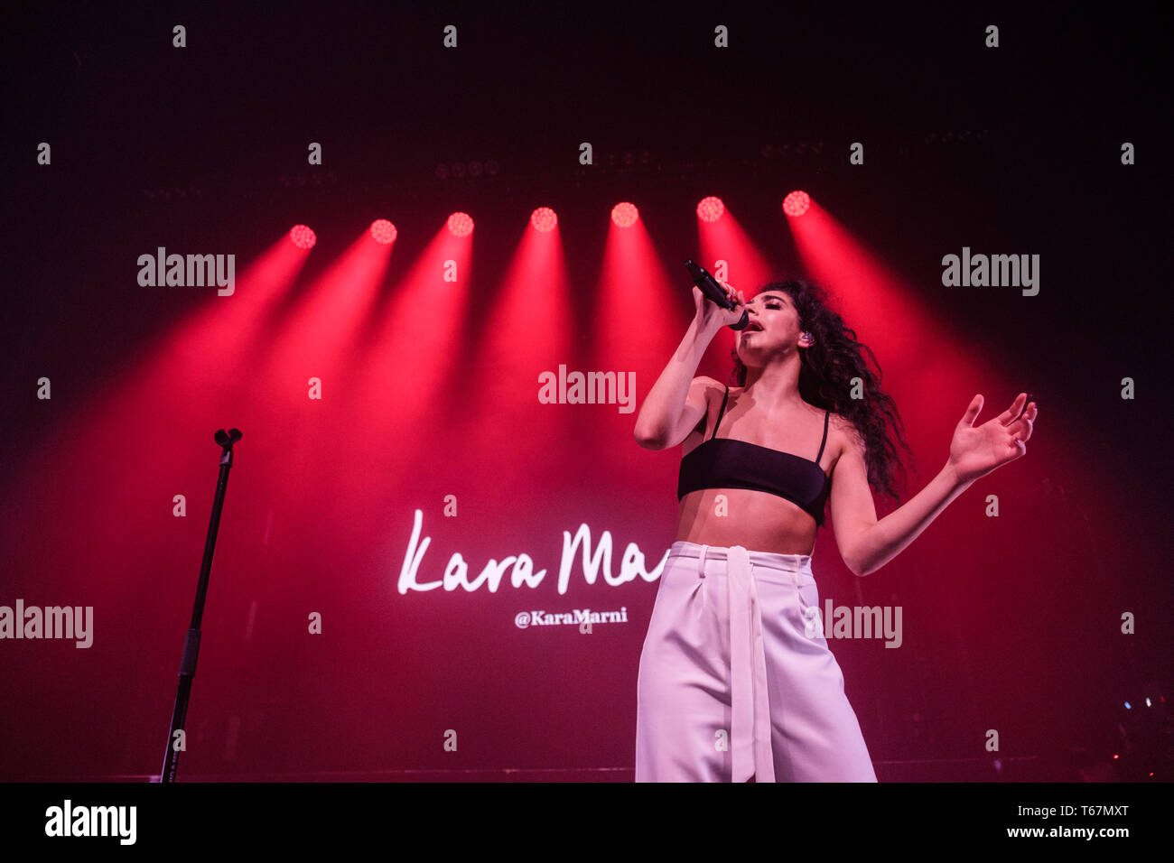 Norway, Oslo - May 27, 2018. The British singer and songwriter Kara ...