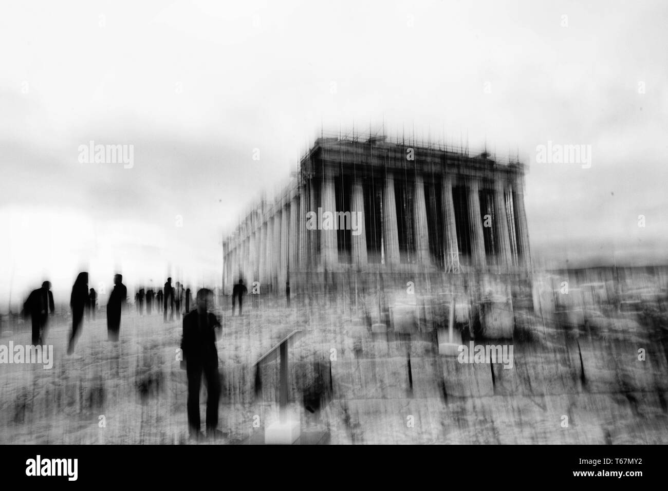People in ceremony temple Black and White Stock Photos & Images - Alamy