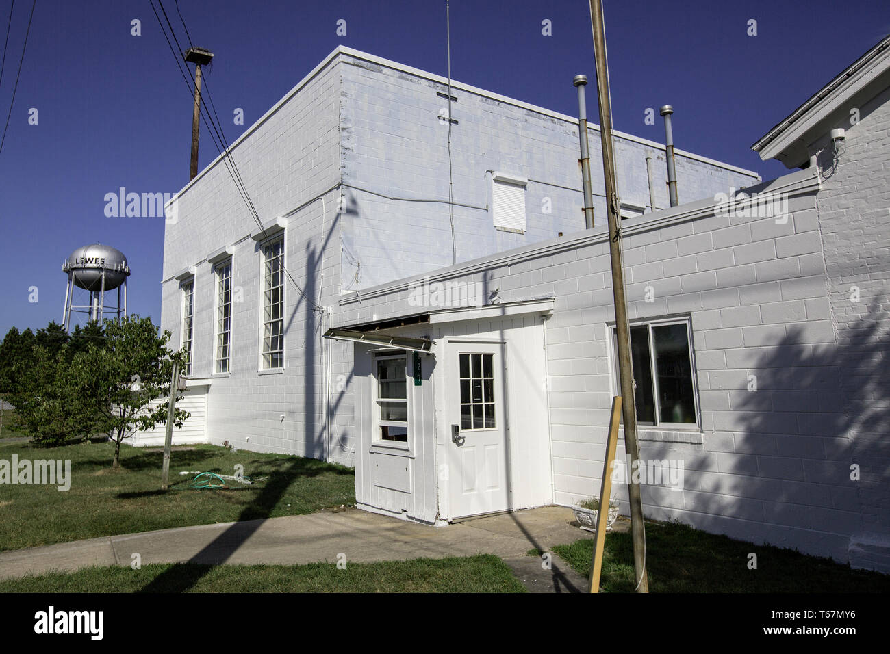 The powerplant in the tiny town Lewes on the coast of Delaware is ...