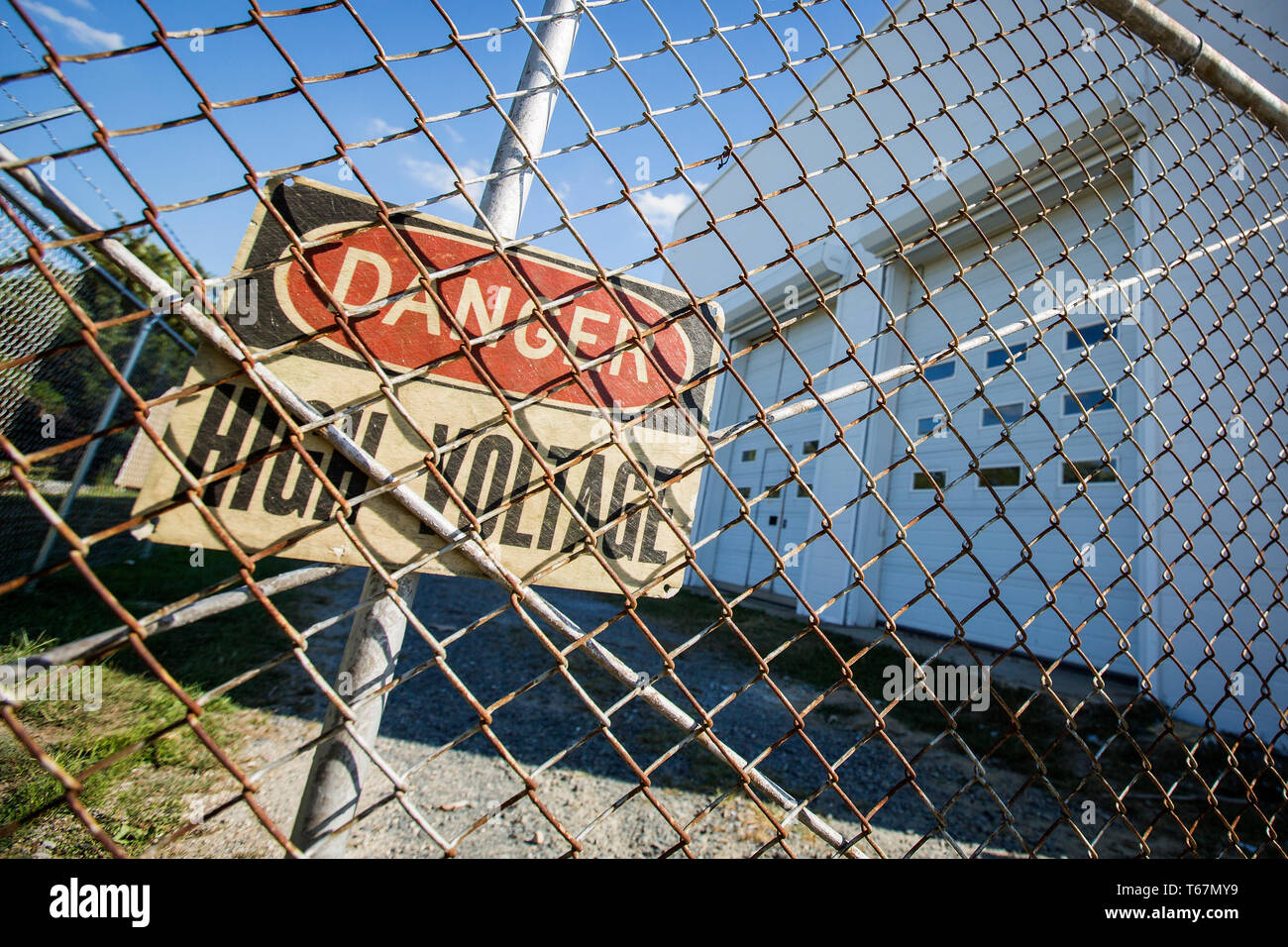 The powerplant in the tiny town Lewes on the coast of Delaware is ...