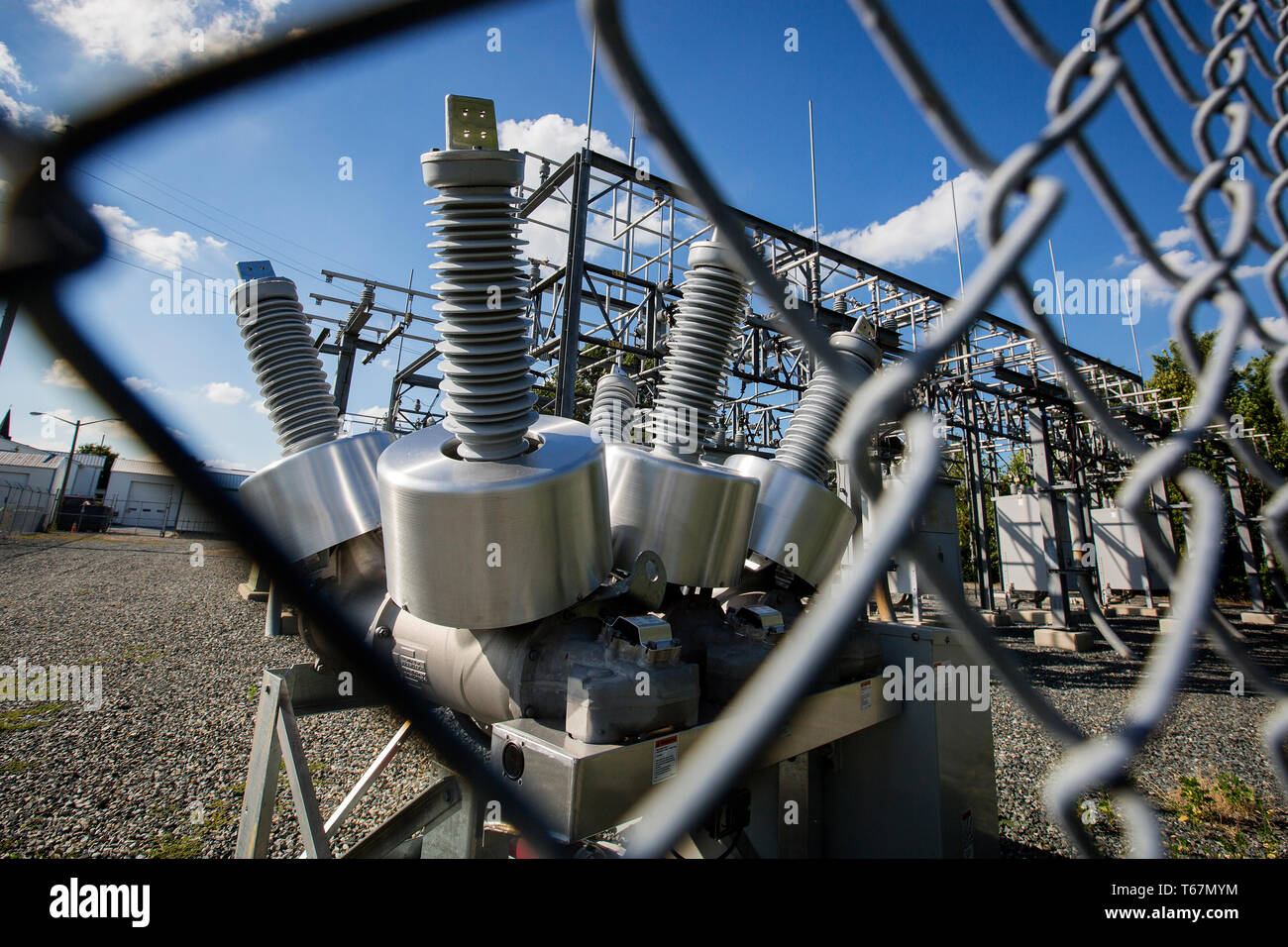 The powerplant in the tiny town Lewes on the coast of Delaware is ...