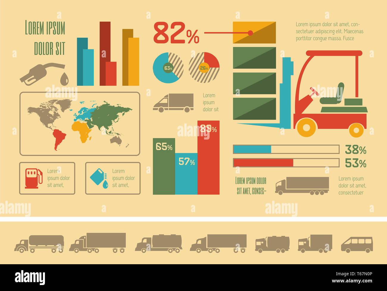 Shipping infographic hi-res stock photography and images - Alamy