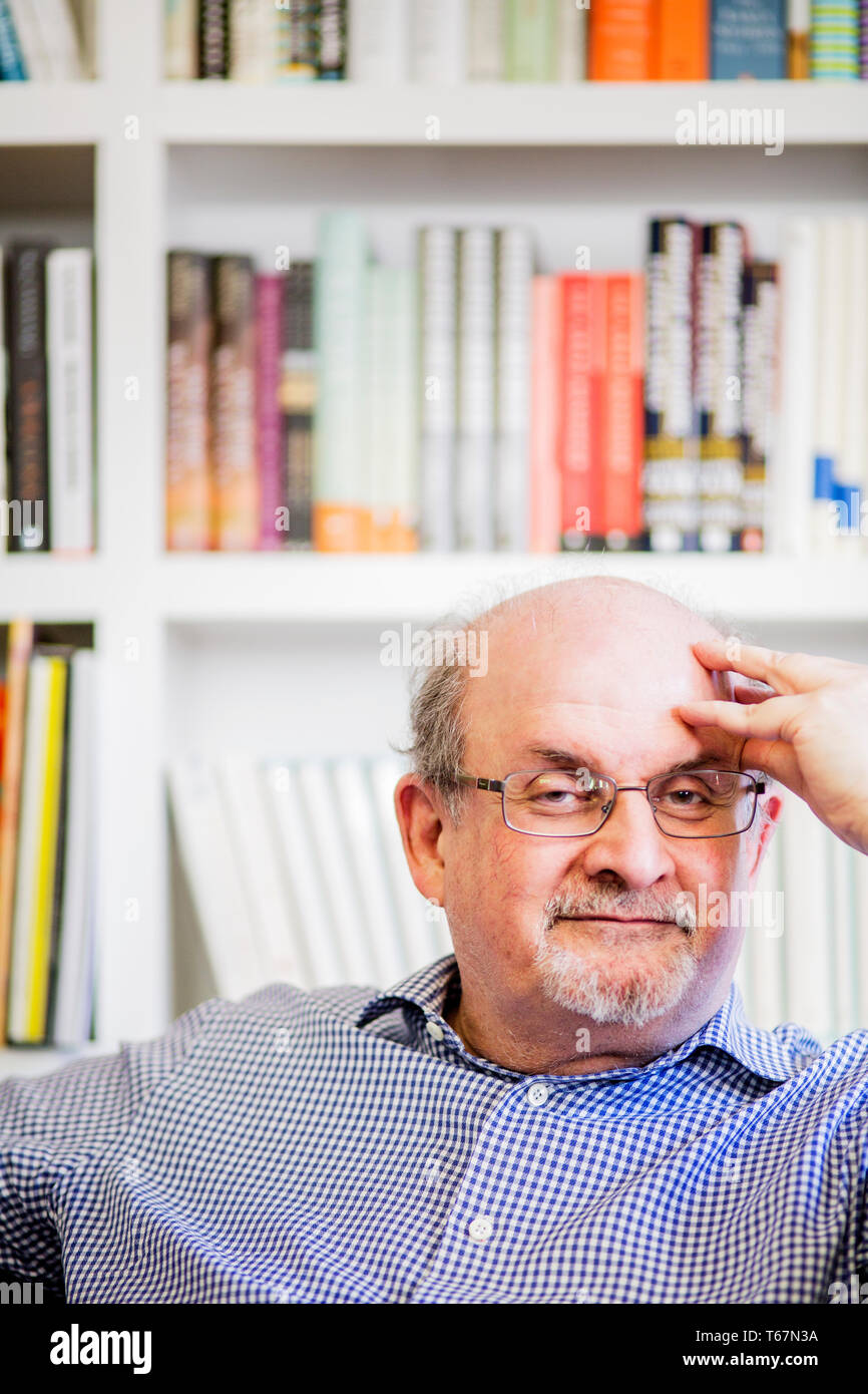 The Indian- American writer Salman Rushdie. A Memoir, is an ...